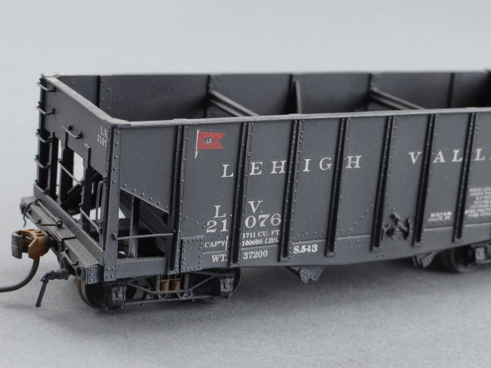 HO Westerfield 2455 Pro Built Kit - LV Lehigh Valley 31' 6" Hopper ...