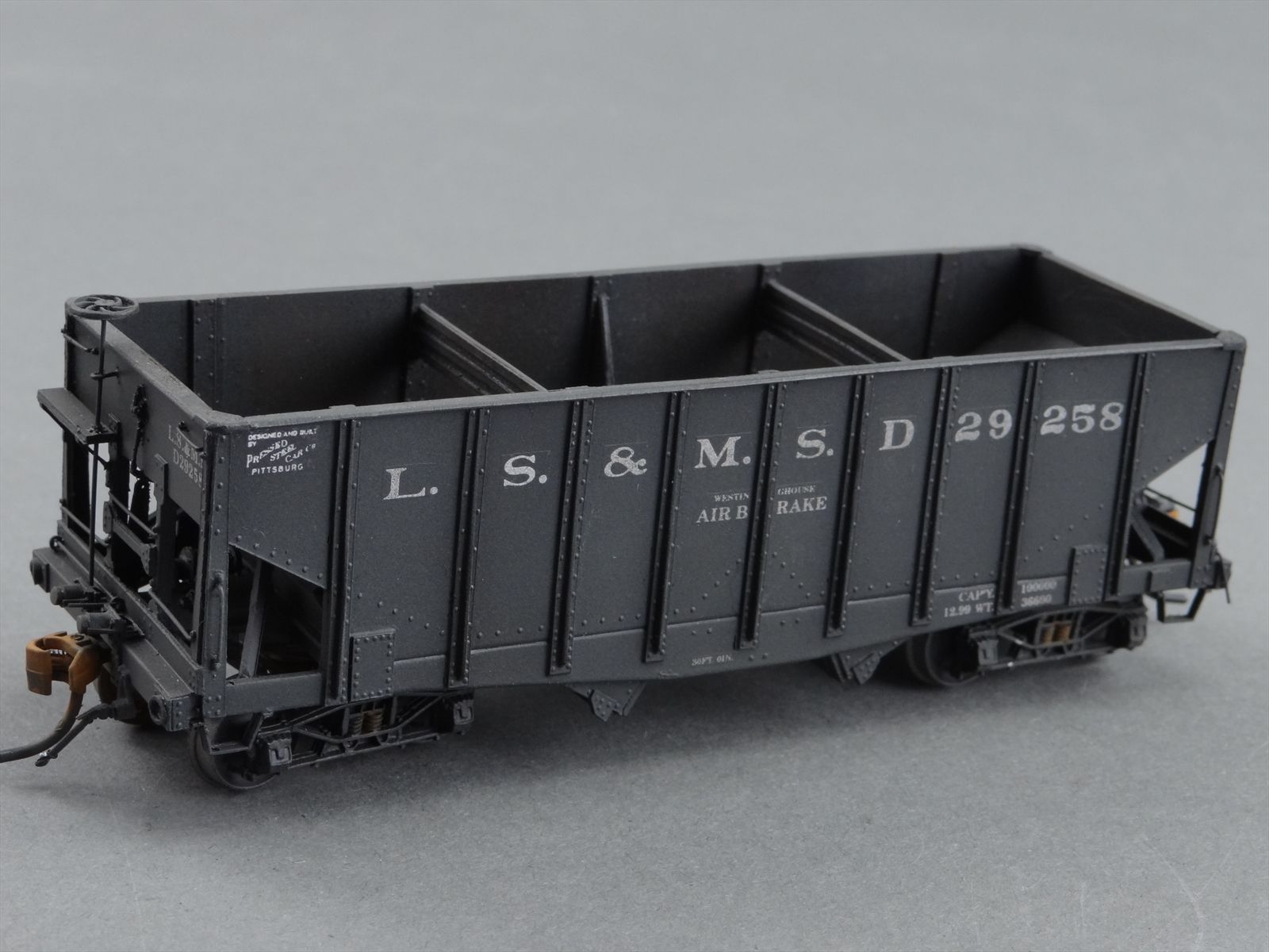 HO Westerfield 2401 Pro Built Kit - LS&MS 31' 6" Hopper #D29258 - CUSTOM