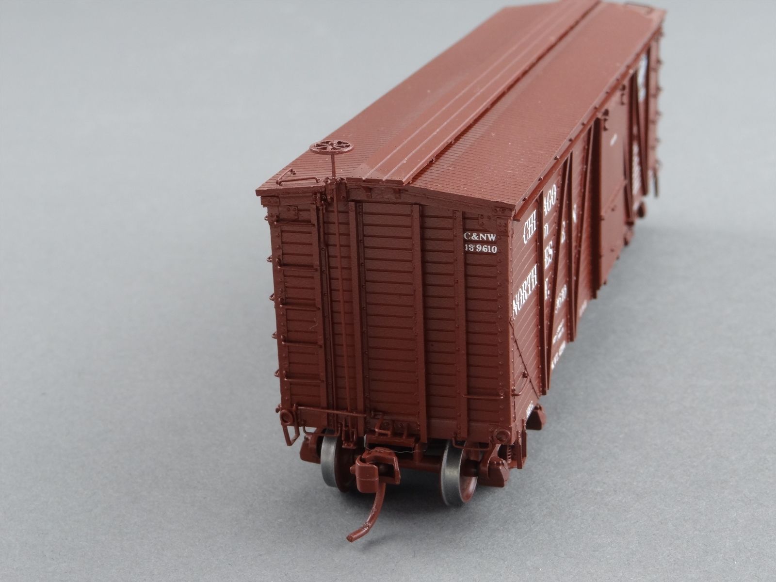 HO Westerfield 4401 Pro Built Kit - C&NW 40' Outside Braced Box Car #139610 - CUSTOM