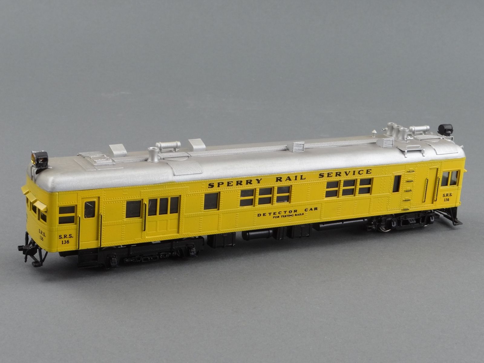 HO Brass Model Train - Hallmark NYC Sperry Rail Service Detector Car ...