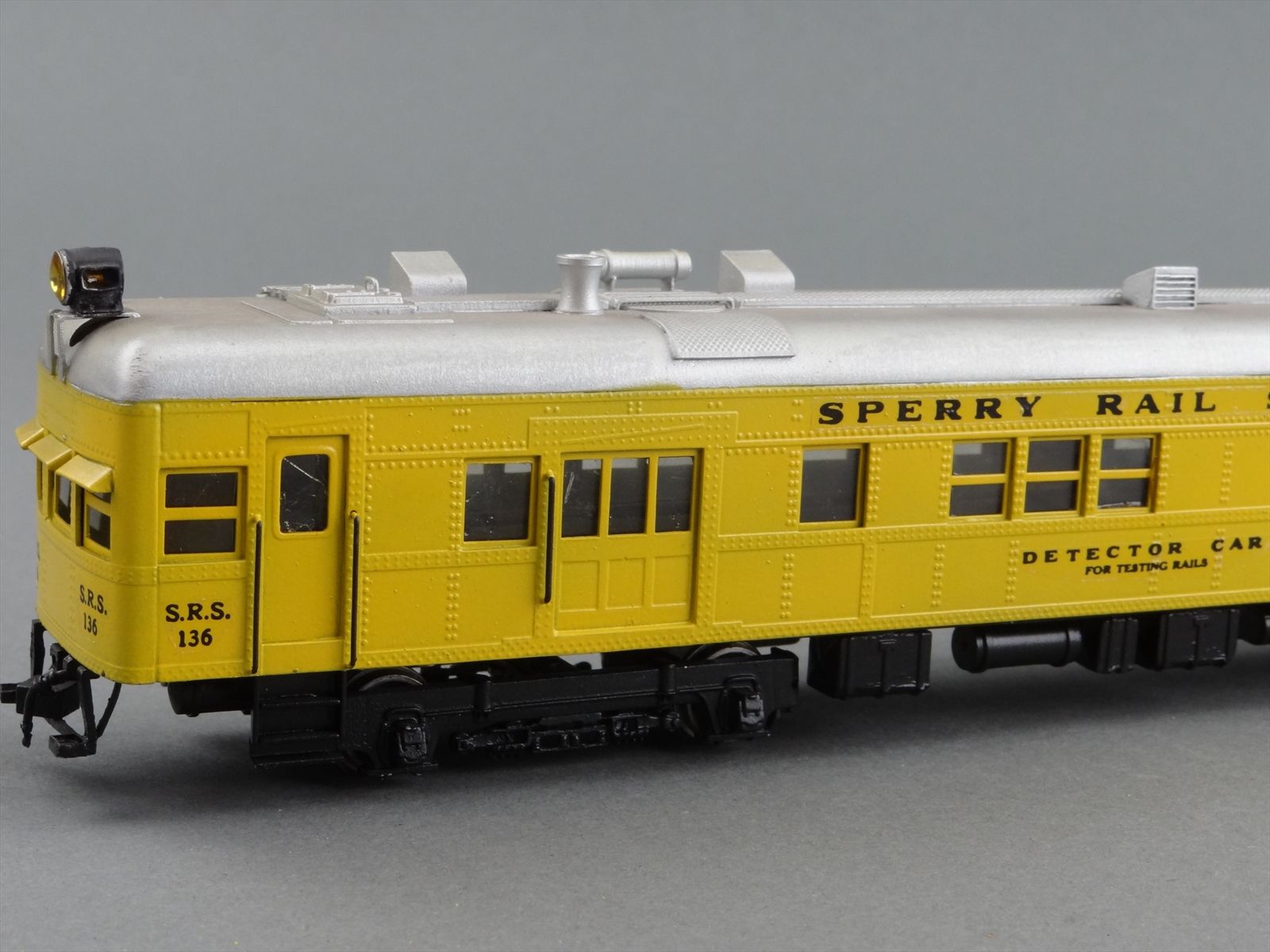 HO Brass Model Train - Hallmark NYC Sperry Rail Service Detector Car ...