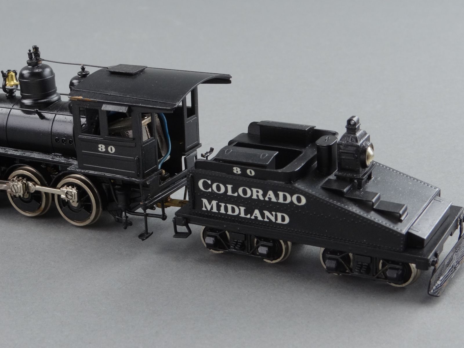 HO Brass Model Train - MEW CM Colorado Midland 0-6-0 Steam #80 - Custom