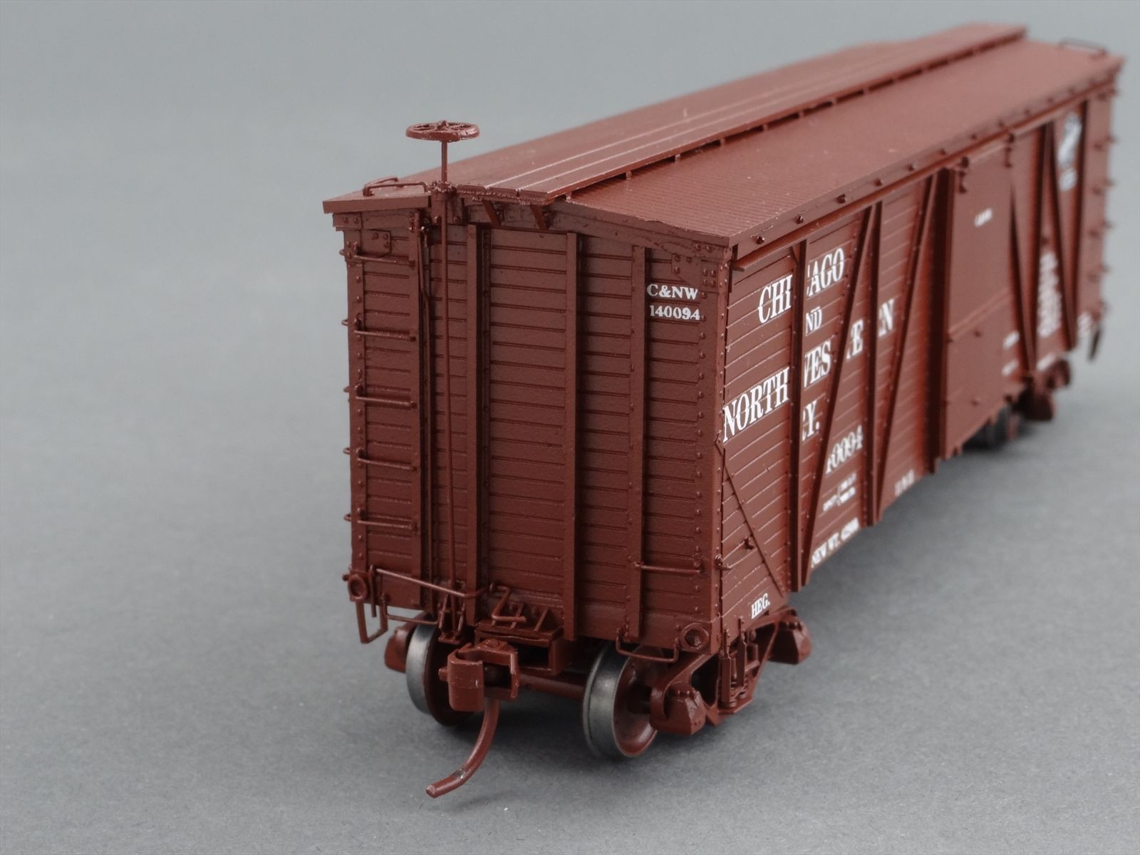 HO Westerfield 4401 Pro Built Kit - C&NW 40' Outside Braced Box Car #140094 - CUSTOM
