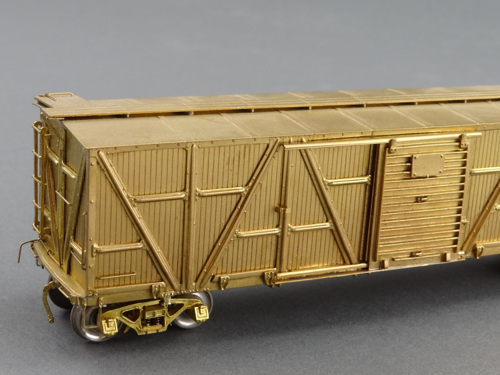 HO Brass Model Train - OMI 3068 Overland PRR Pennsylvania X-23 Boxcar w ...