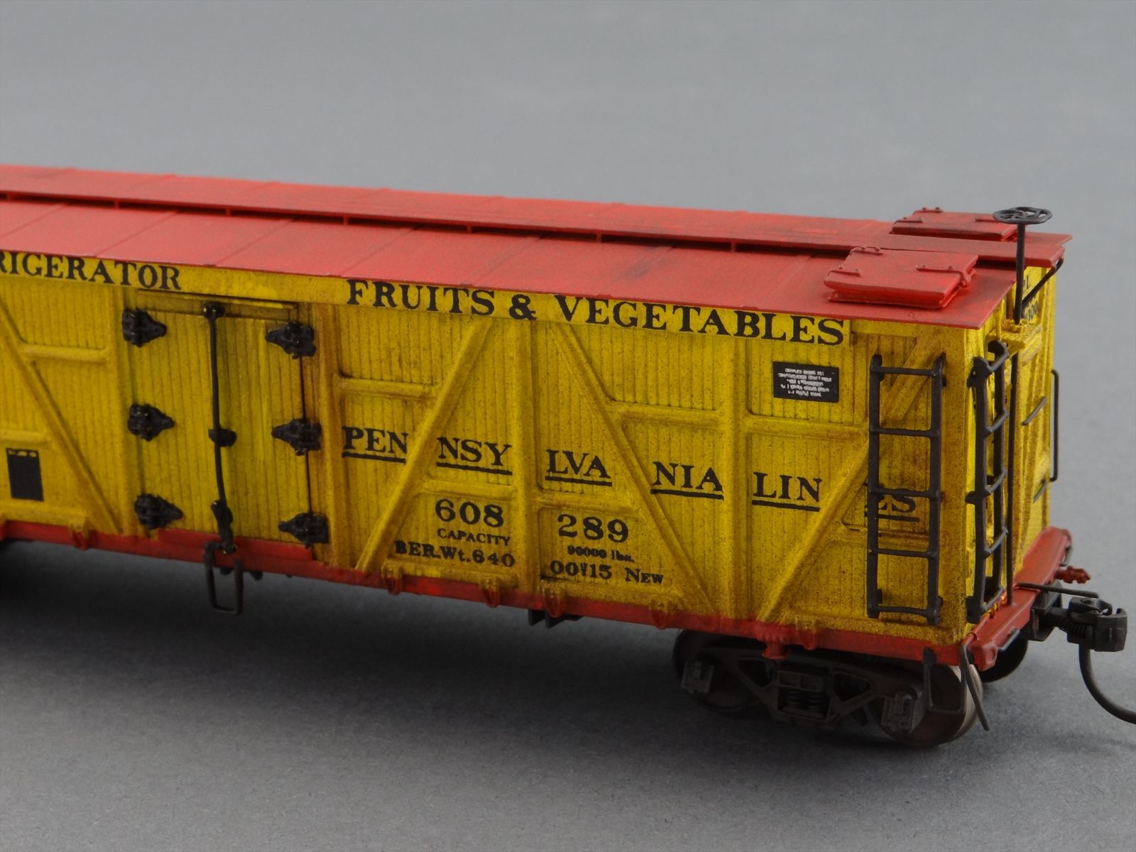 HO Brass Model Train - OMI 3069 Overland PRR Pennsylvania FGEX Reefer ...