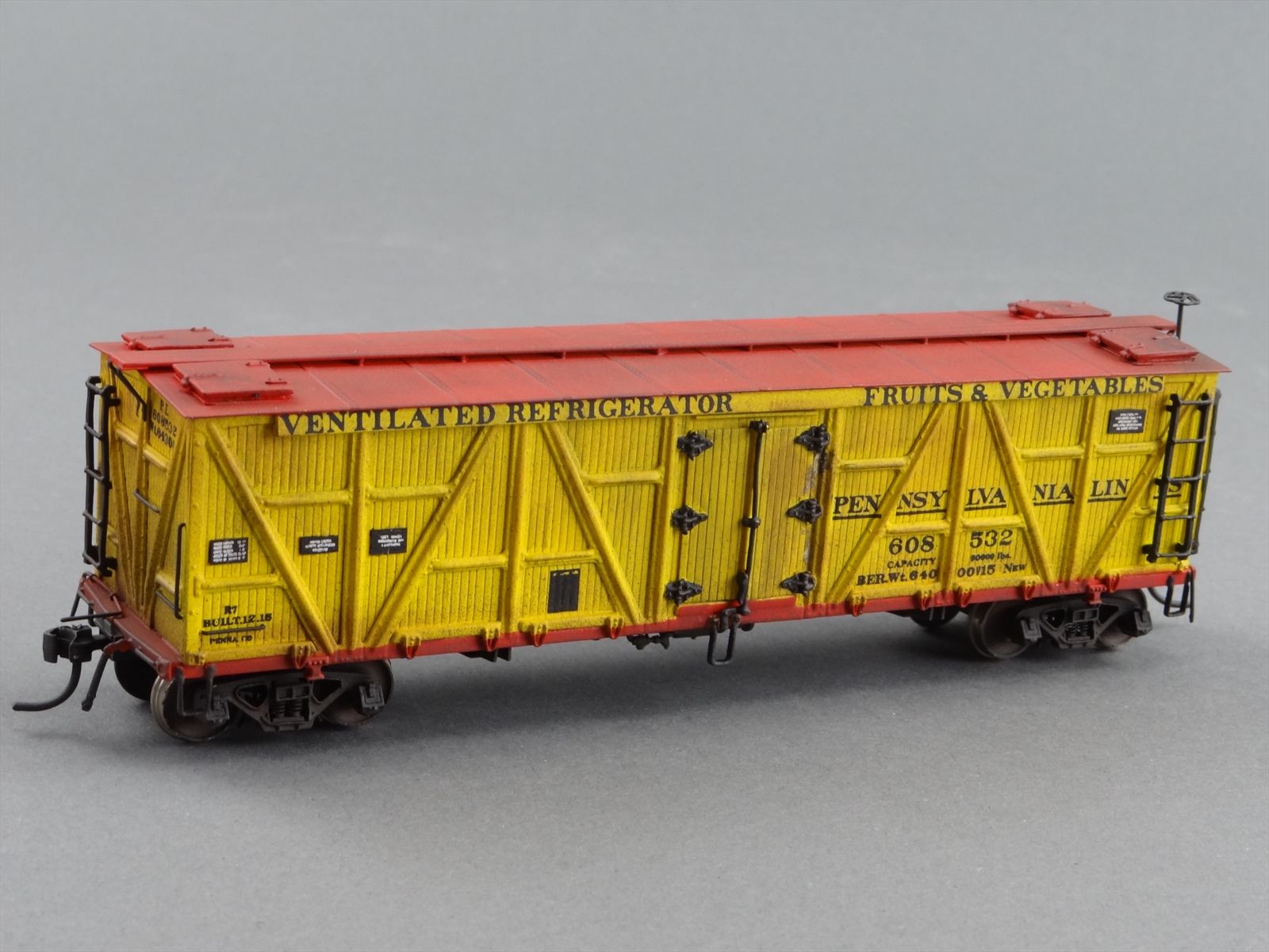HO Brass Model Train - OMI 3069 Overland PRR Pennsylvania FGEX Reefer ...