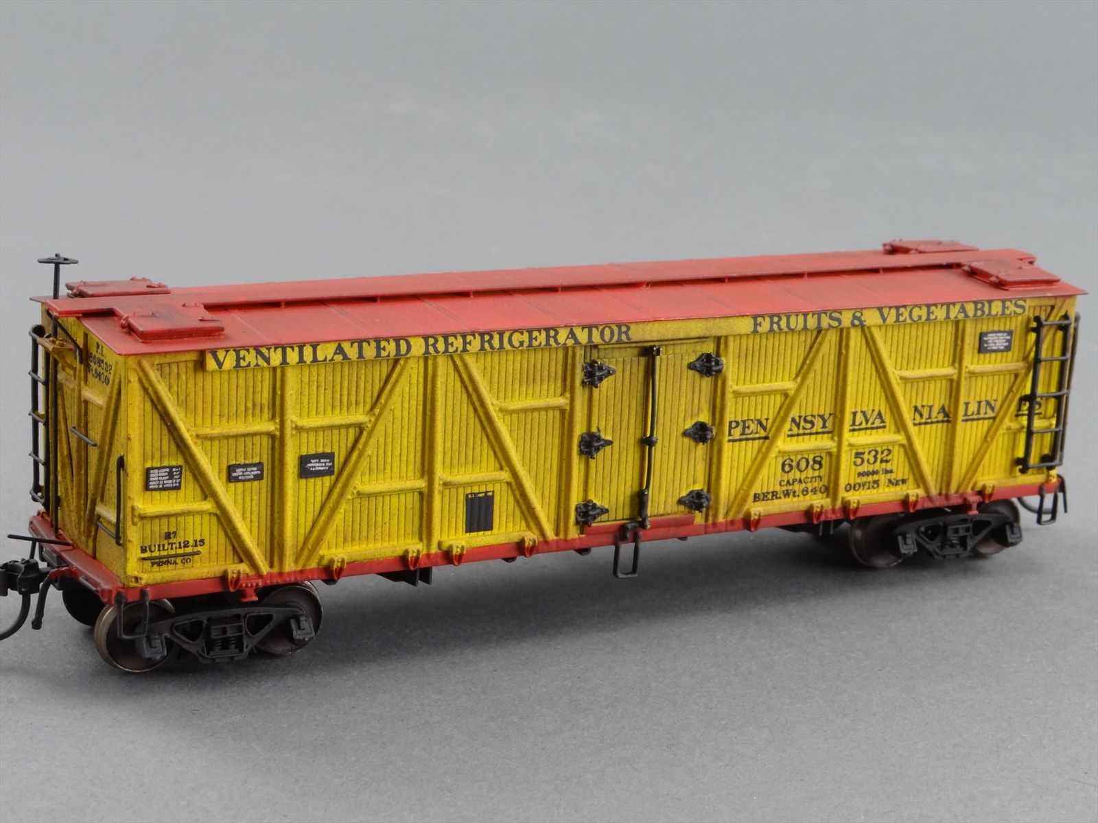 HO Brass Model Train - OMI 3069 Overland PRR Pennsylvania FGEX Reefer ...