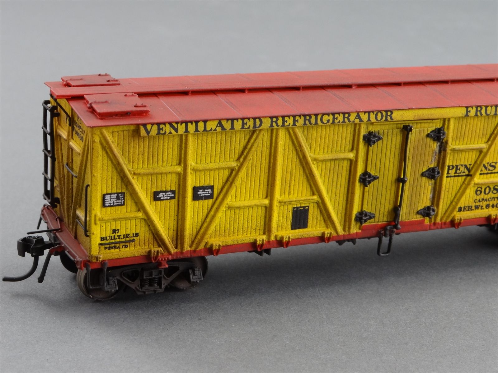 HO Brass Model Train - OMI 3069 Overland PRR Pennsylvania FGEX Reefer ...