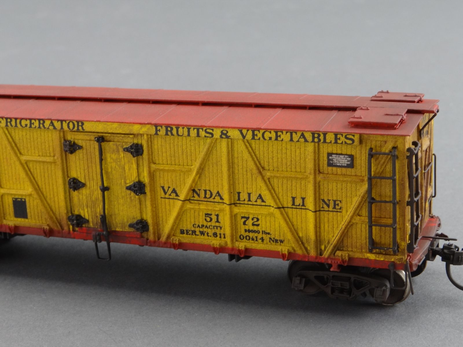 HO Brass Model Train - OMI 3069 Overland PRR Vandalia Line FGEX Reefer ...