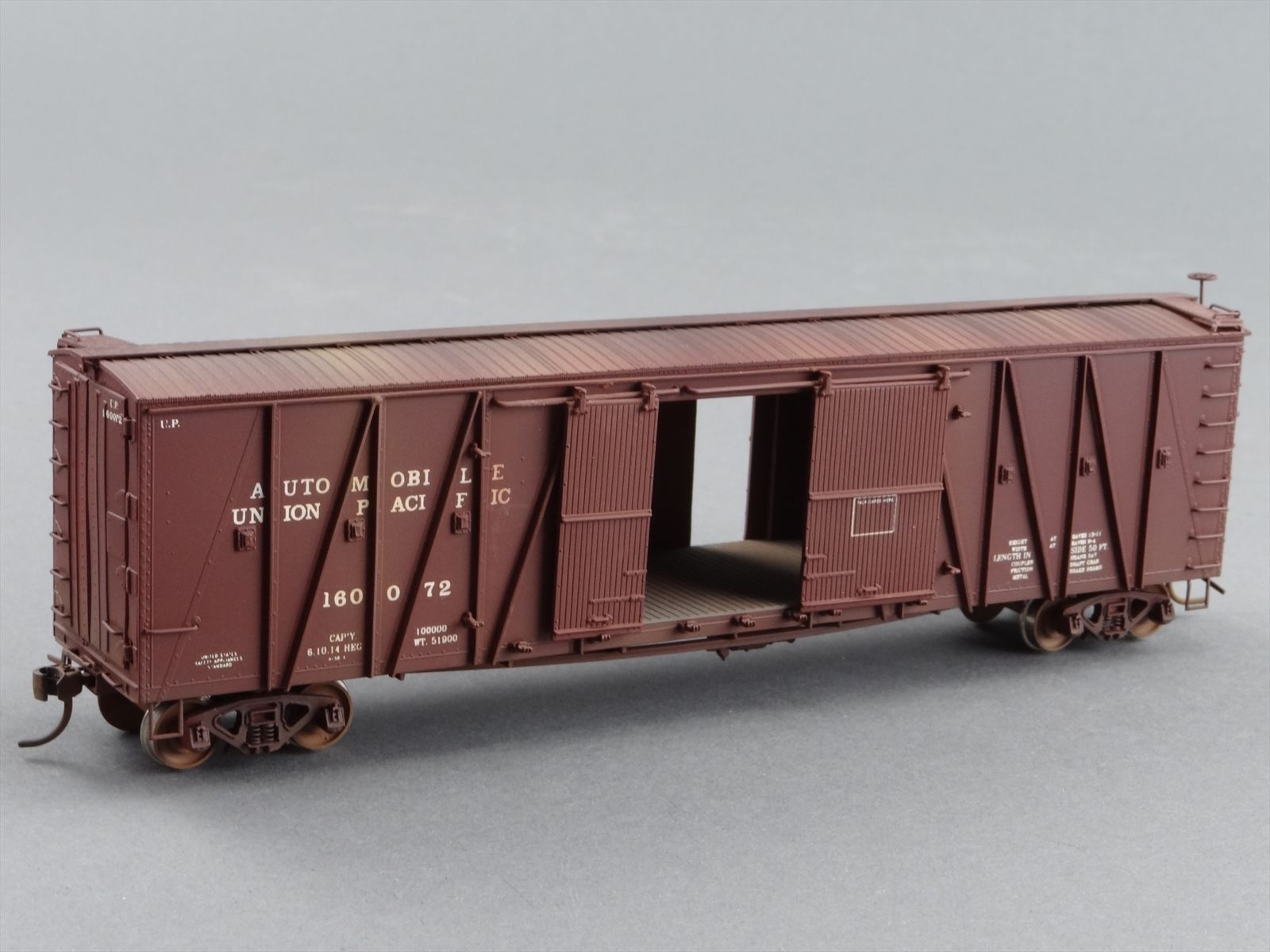 HO Brass OMI 3012 Overland UP Union Pacific A-50-4 50' Auto Box Car ...