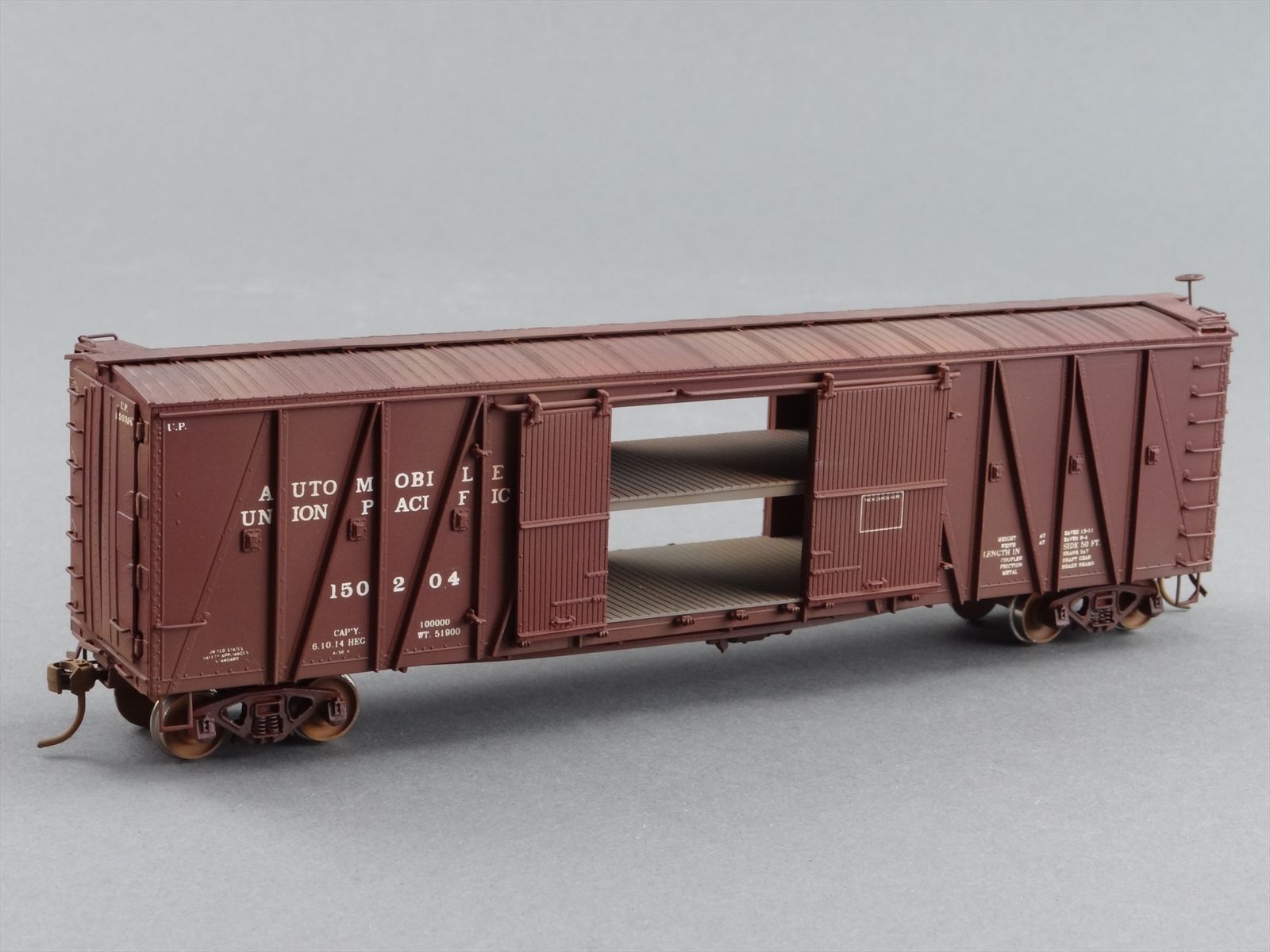 HO Brass OMI 3012 Overland UP Union Pacific A-50-4 50' Auto Box Car ...