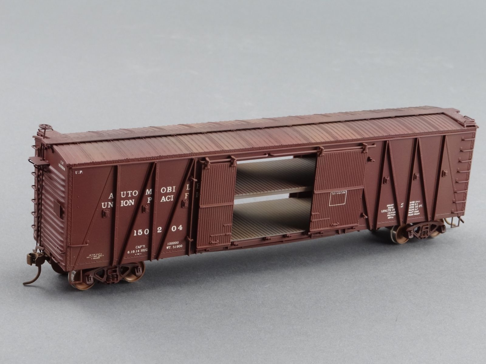 HO Brass OMI 3012 Overland UP Union Pacific A-50-4 50' Auto Box Car ...