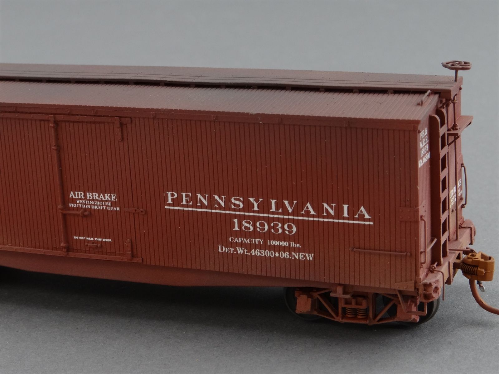 HO Westerfield 1303 Pro Built Kit - PRR Pennsylvania XL Box Car #18939 ...