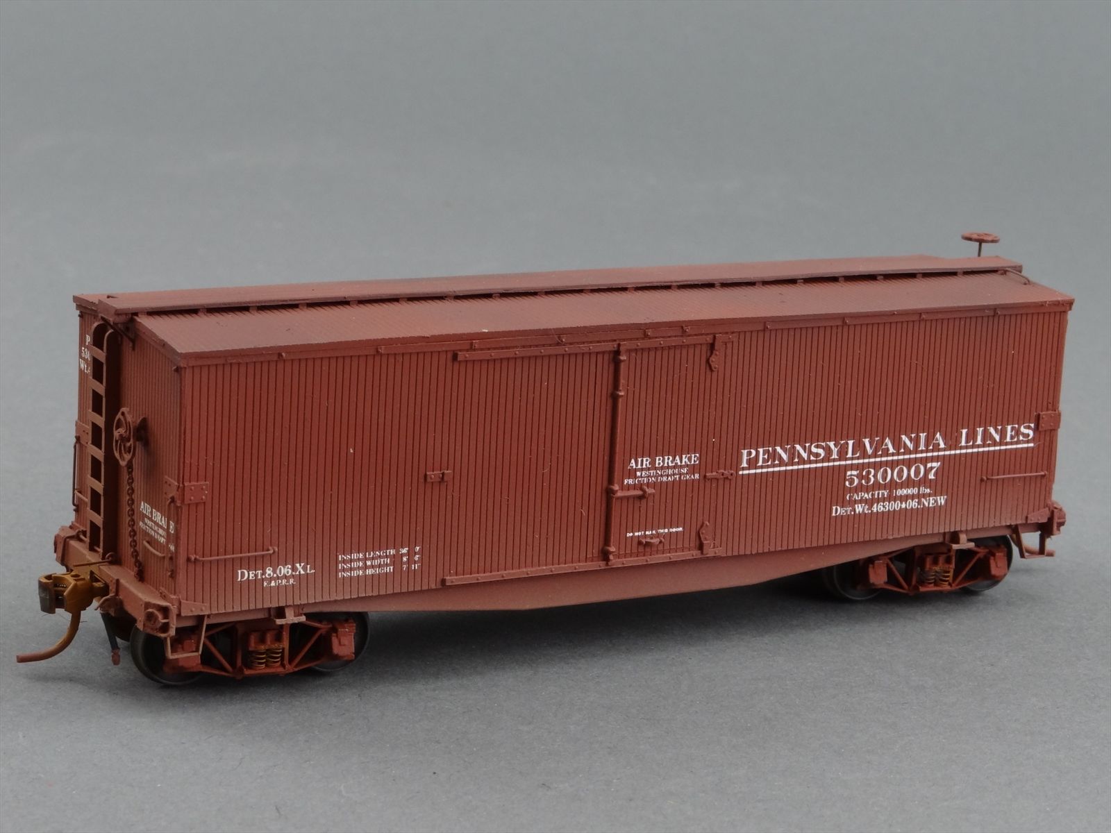 HO Westerfield 1308 Pro Built Kit - PRR Pennsylvania XL Box Car #530007 ...