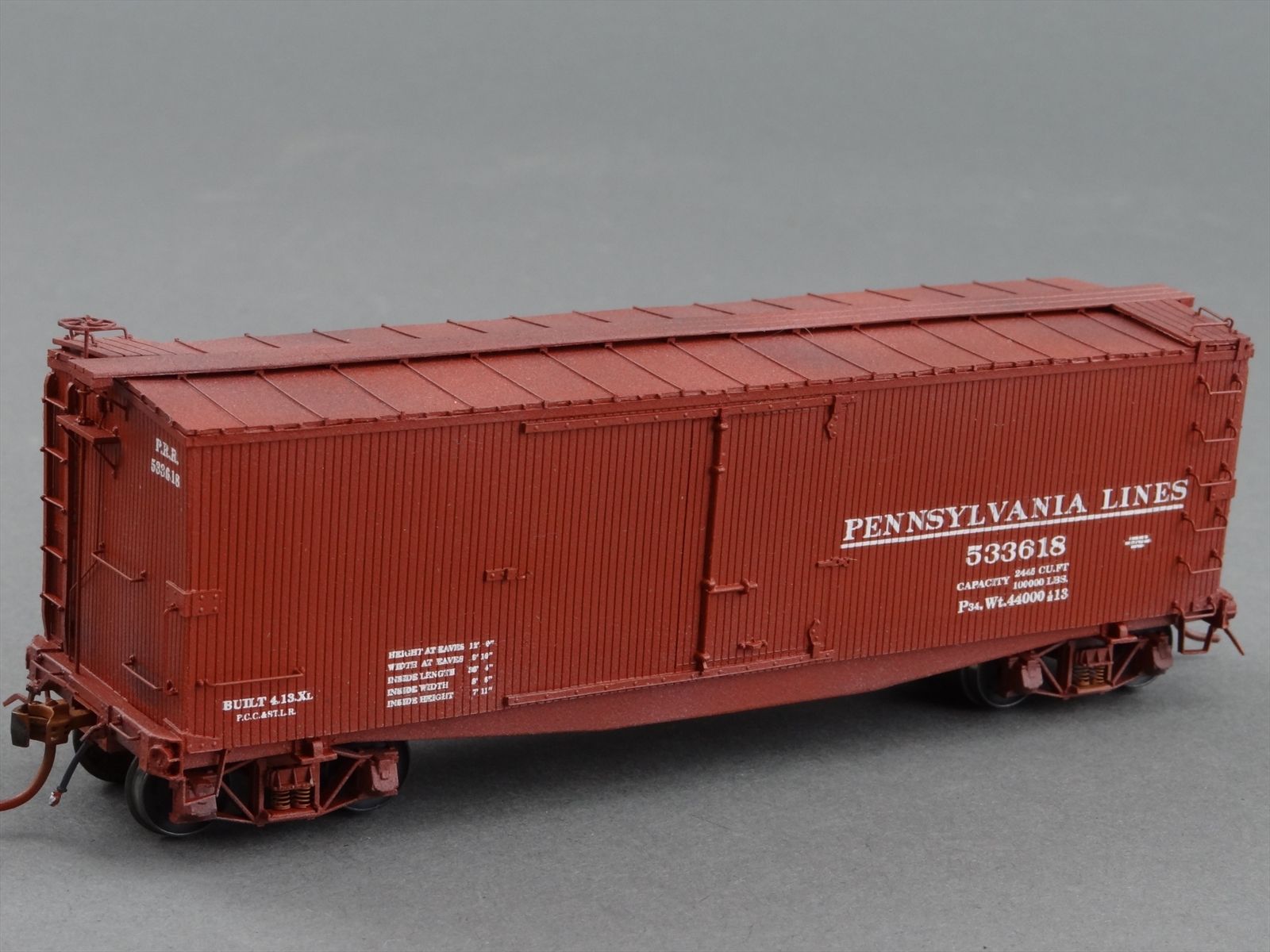 HO Westerfield 1351 Pro Built Kit - PRR Pennsylvania XL Box Car #533618 ...
