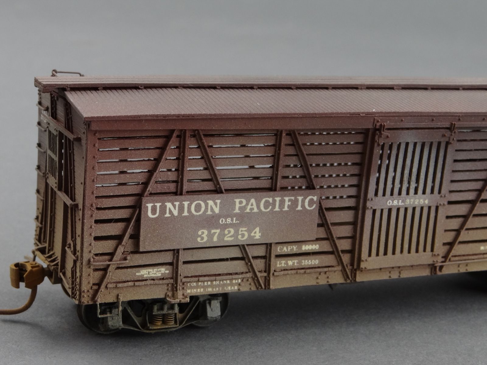 HO Westerfield 5202 Pro Built Kit - UP Union Pacific OSL S-40-4 Stock Car #37254 - Custom