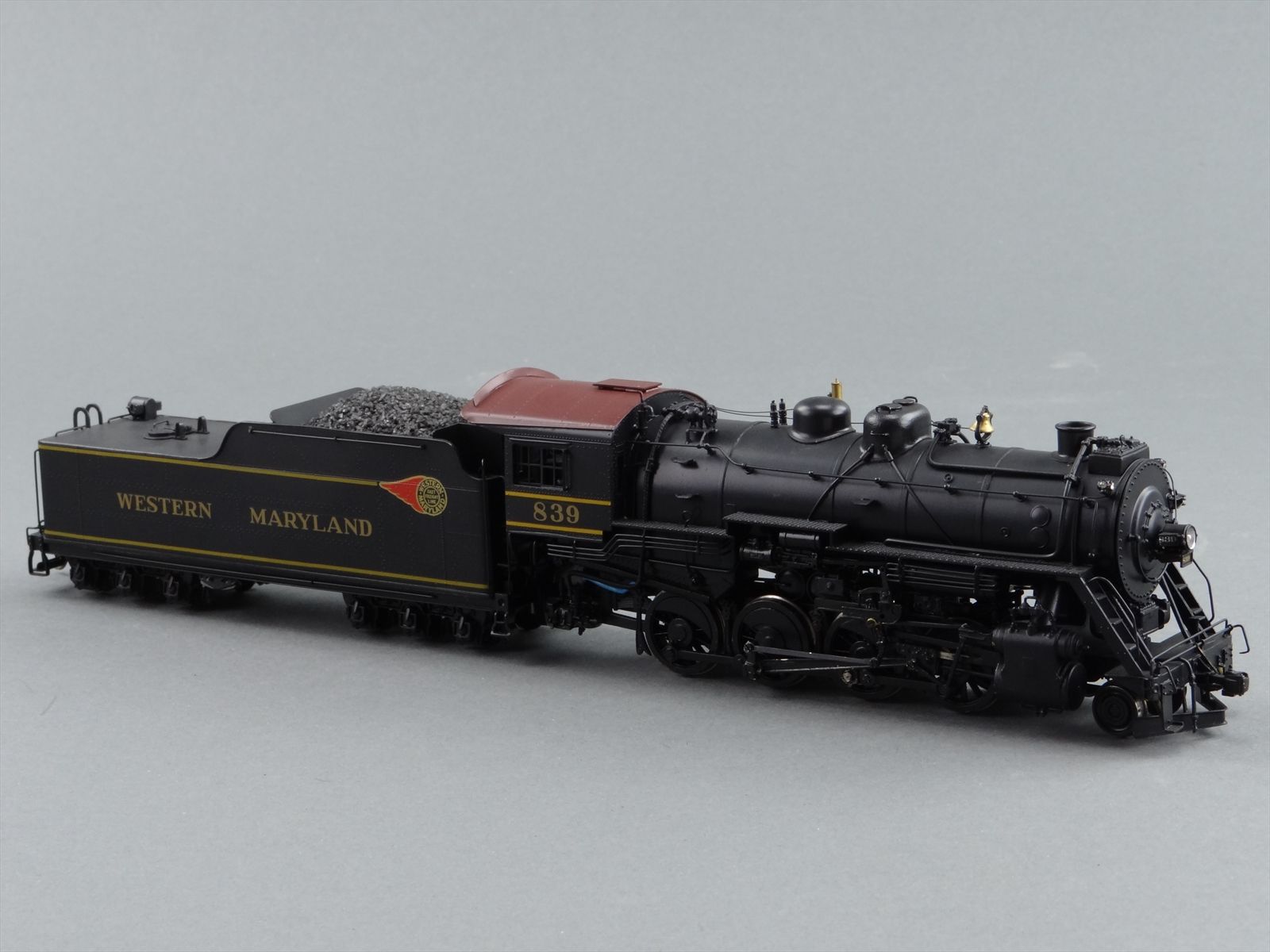 HO Brass Model Train - PFM Samhongsa WM Western Maryland 2-8-0 H-9 #839 ...