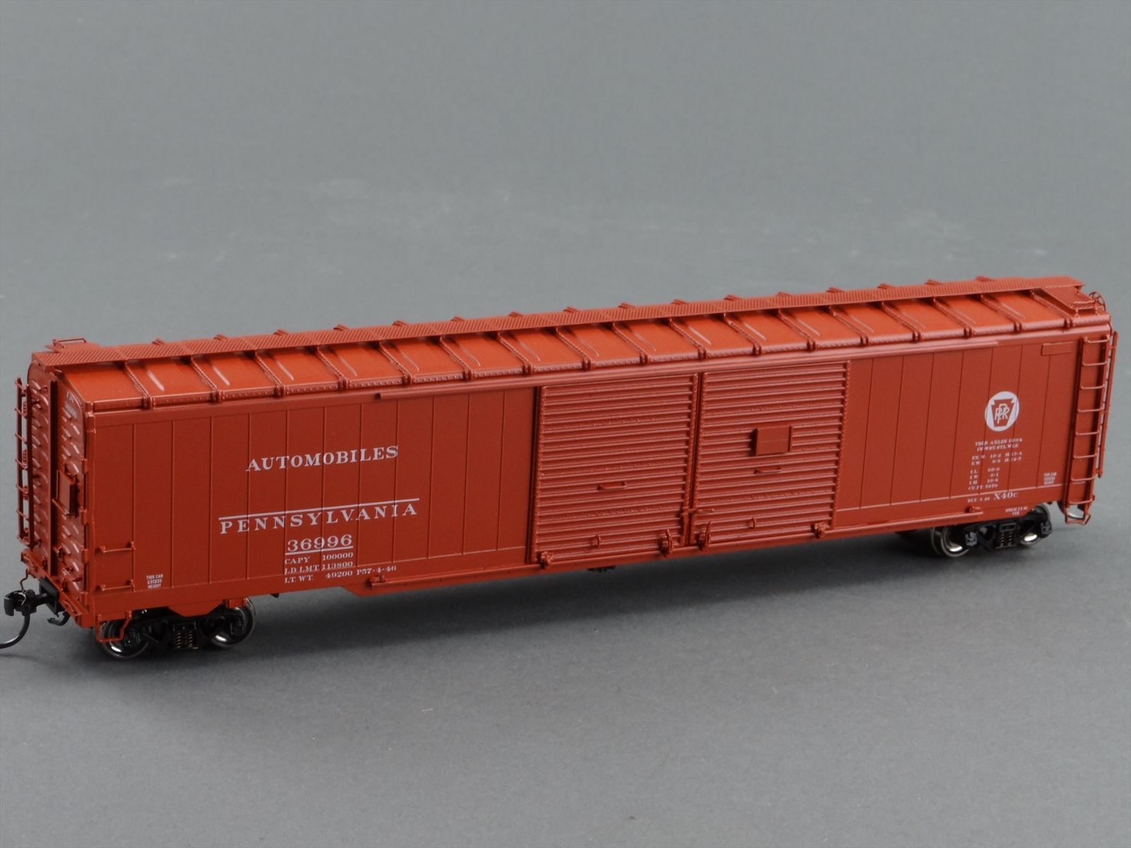 HO Brass Model Train - Rail Classics R-130 PRR X-40c 60' Box Car #36996