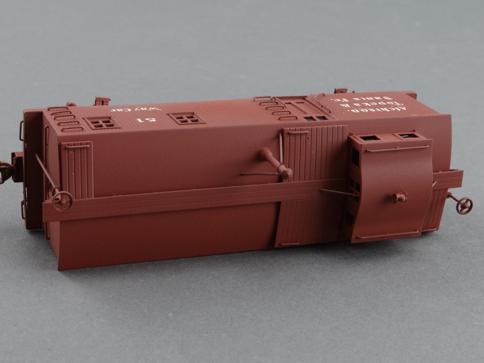 HO Brass Model Train - TID Trains Inc ATSF Santa Fe Way Car Caboose #51 ...