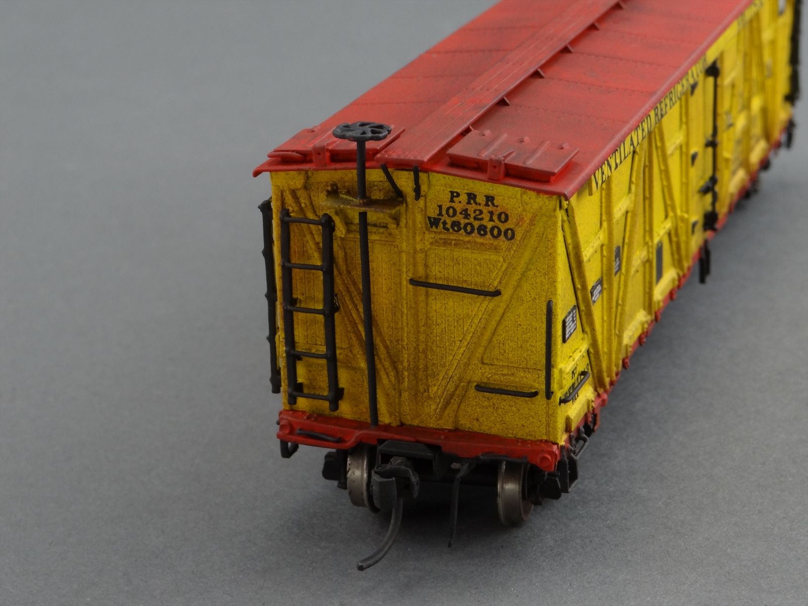 HO Brass Model Train - PSC 15700-1 PRR Pennsylvania R7 Composite Reefer ...