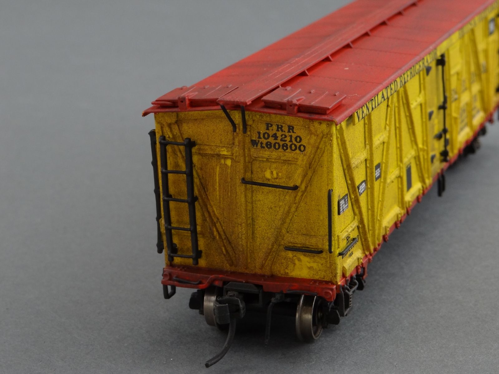 HO Brass Model Train - PSC 15700-1 PRR Pennsylvania R7 Composite Reefer ...