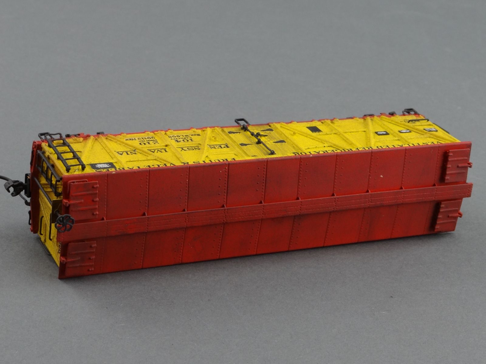 HO Brass Model Train - PSC 15700-1 PRR Pennsylvania R7 Composite Reefer ...