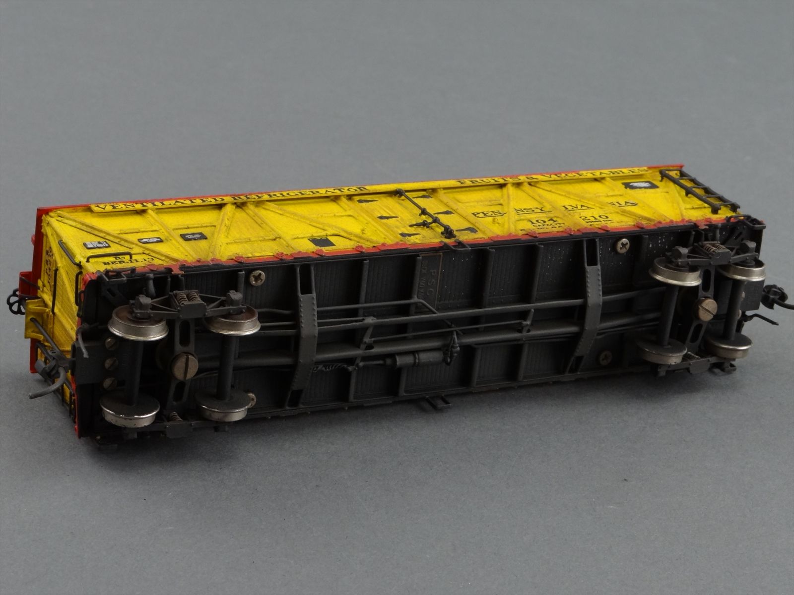 HO Brass Model Train - PSC 15700-1 PRR Pennsylvania R7 Composite Reefer ...