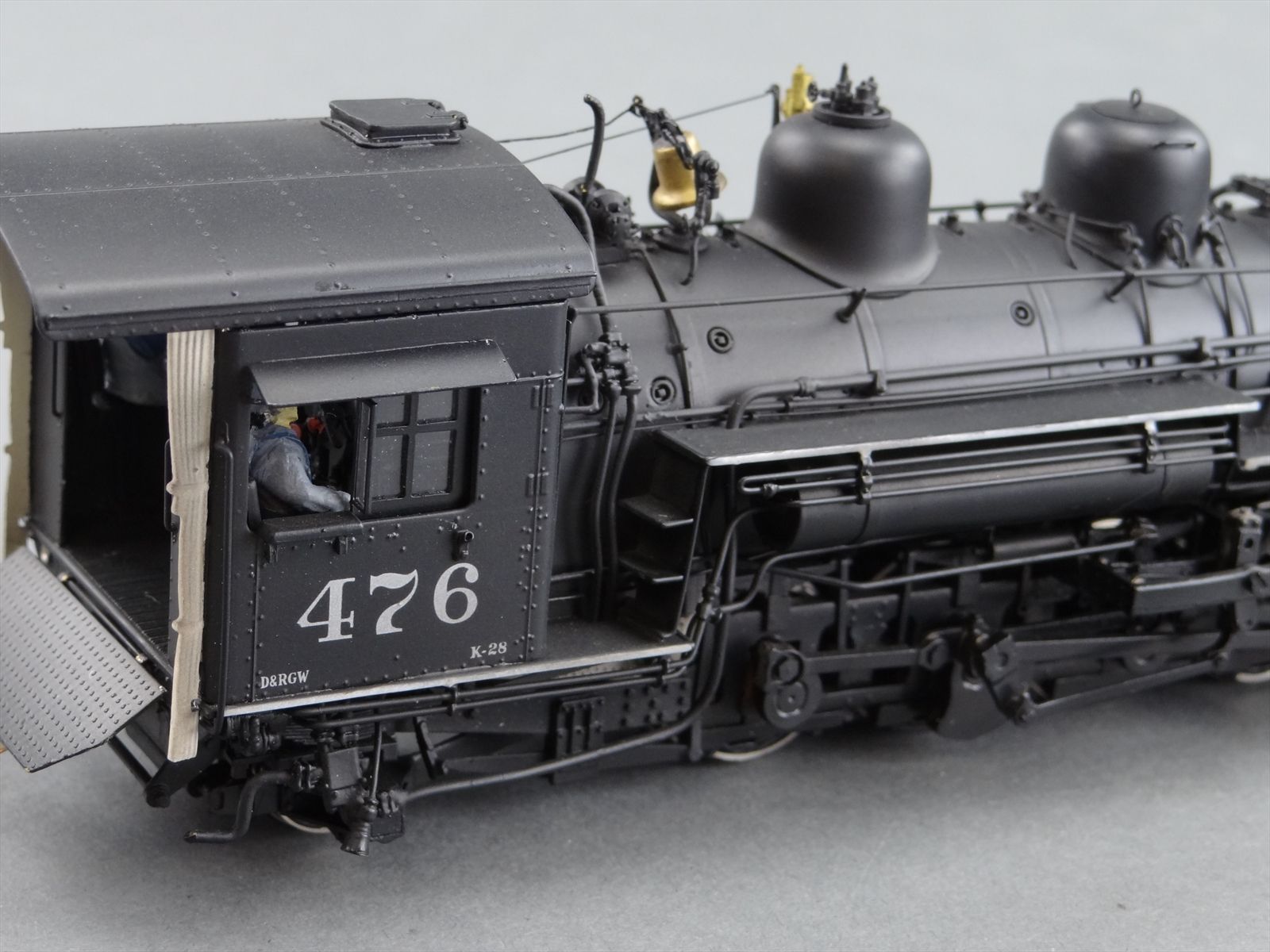 Sn3 Scale Brass Model Train - PBL Milestone - D&RGW K-28 2-8-2 #476 ...