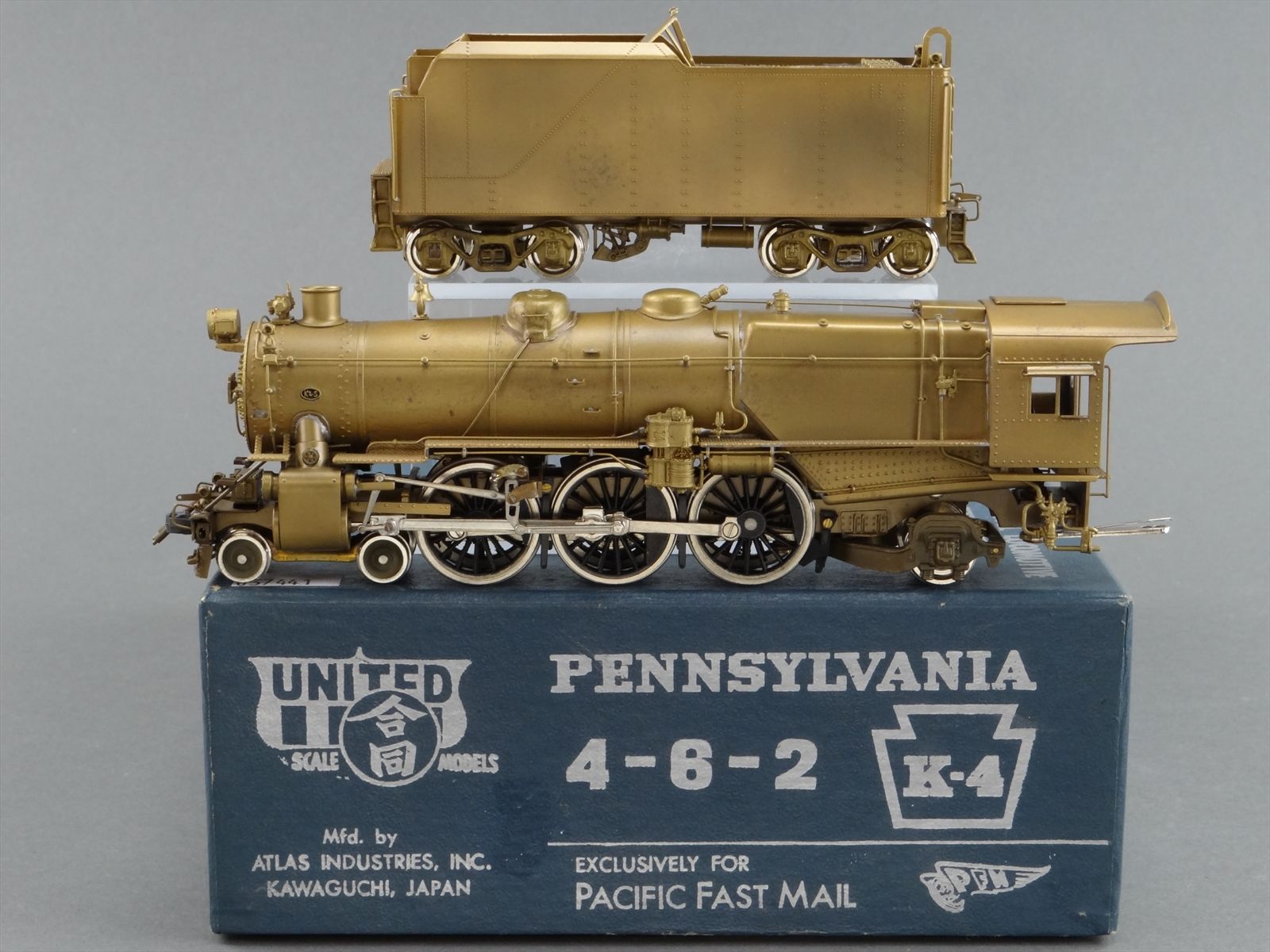 HO Brass Model Train - PFM Pacific Fast Mail United PRR Pennsylvania 4 ...