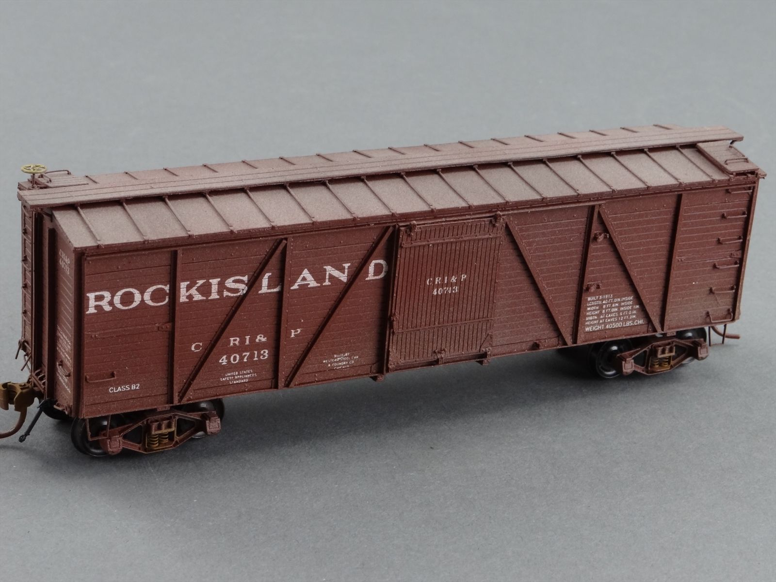 HO Westerfield 6401 Pro Built Kit - RI Rocks Island 40' Outside Braced ...