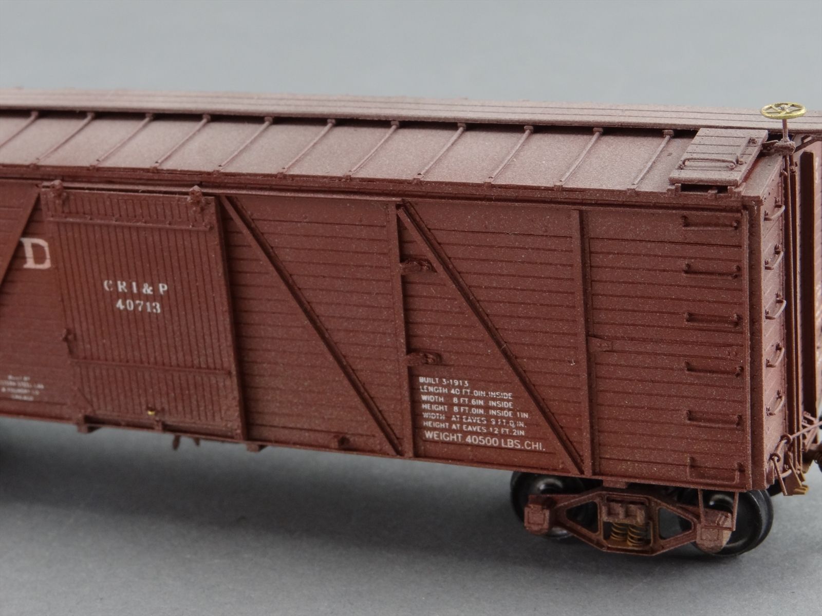 HO Westerfield 6401 Pro Built Kit - RI Rocks Island 40' Outside Braced ...