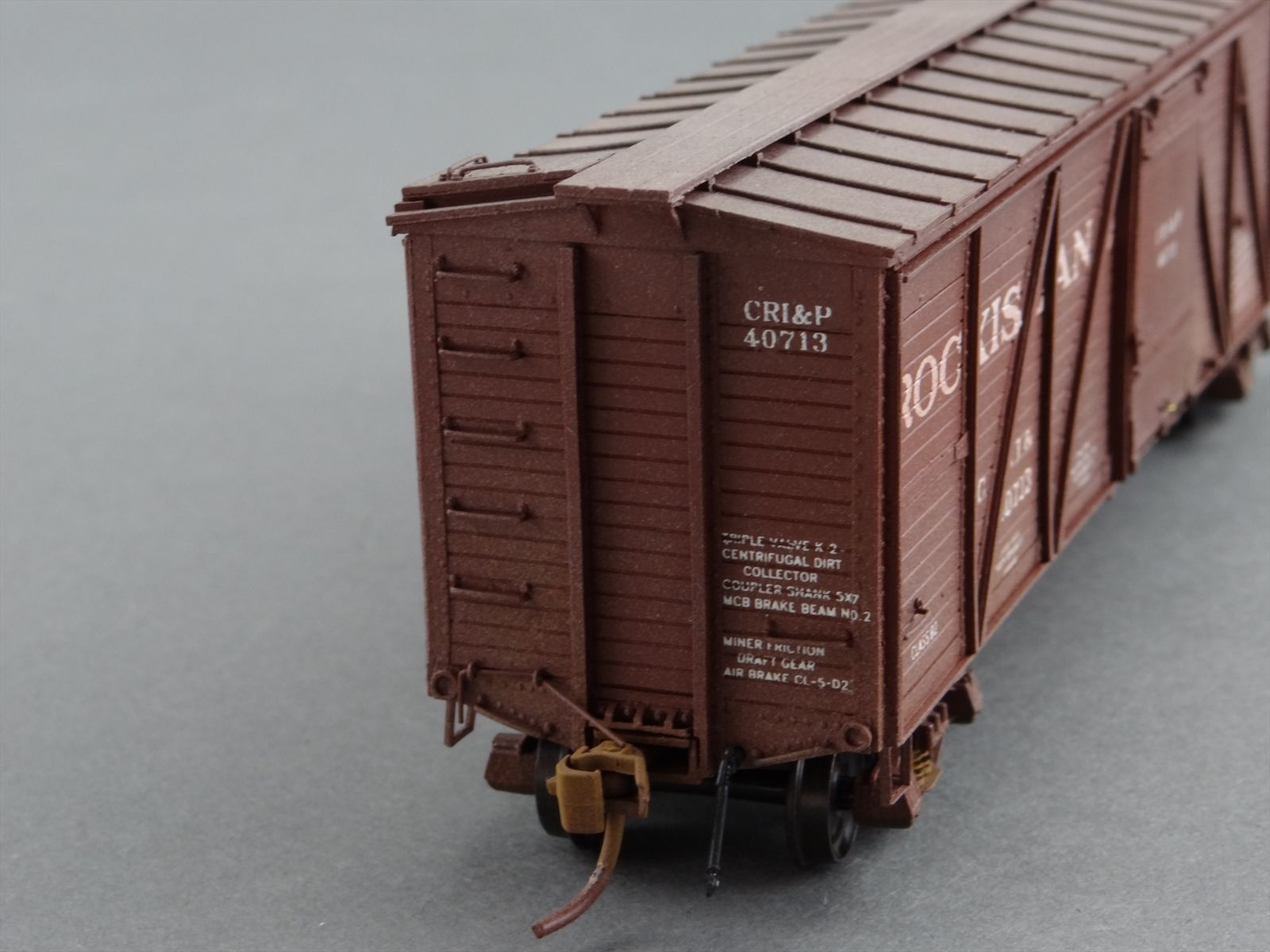 HO Westerfield 6401 Pro Built Kit - RI Rocks Island 40' Outside Braced ...