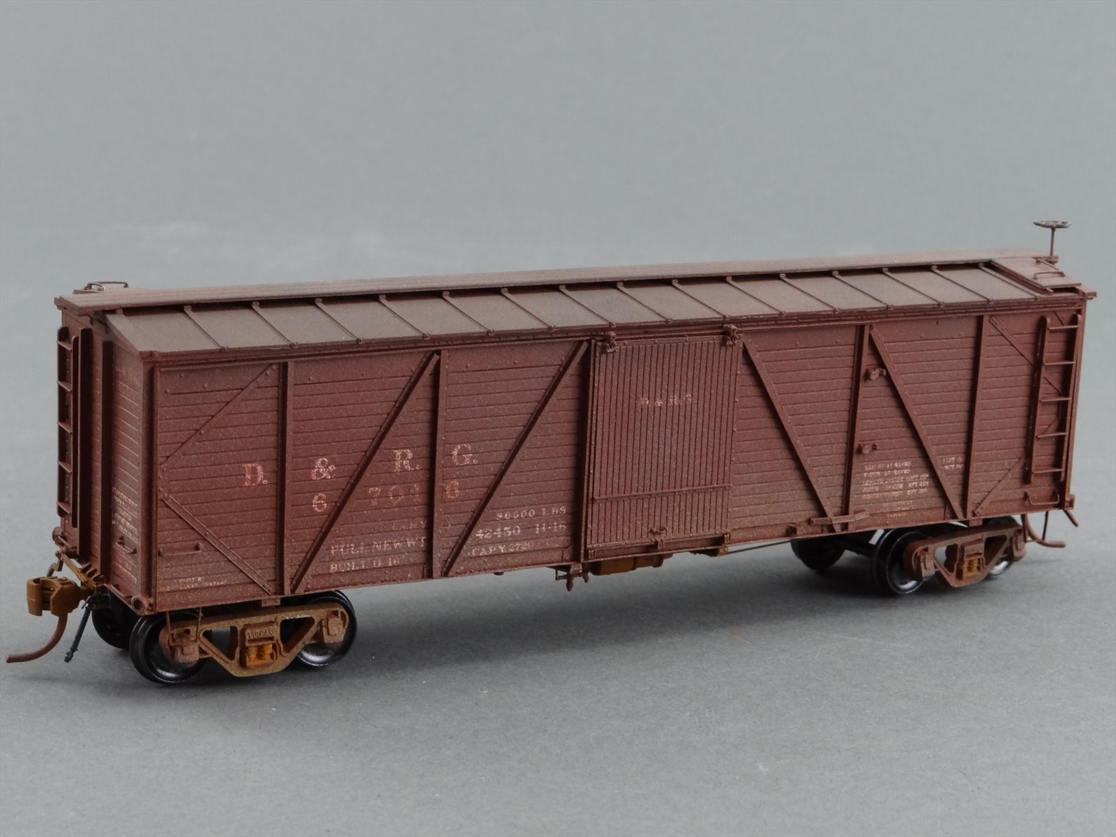 HO Westerfield 6403 Pro Built Kit - D&RGW Rio Grande 40' Outside Braced ...