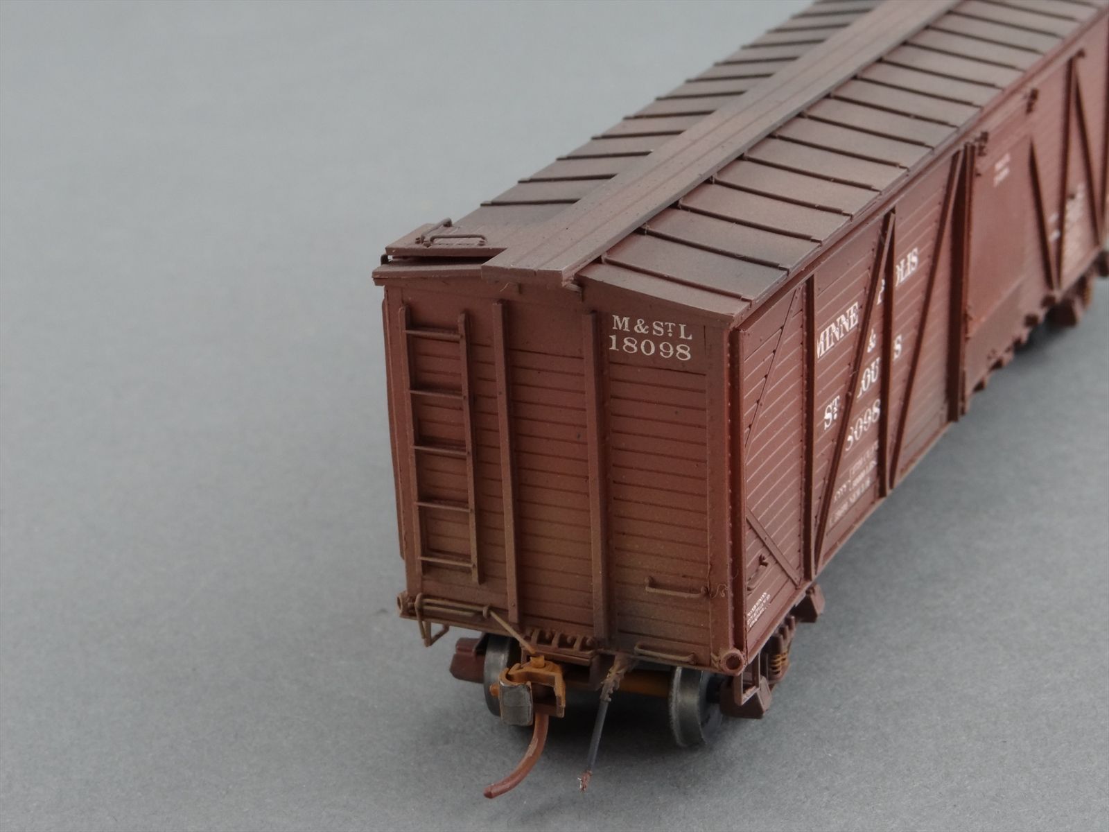 HO Westerfield 6406 Pro Built Kit - M&StL 40' Outside Braced Fowler Box ...