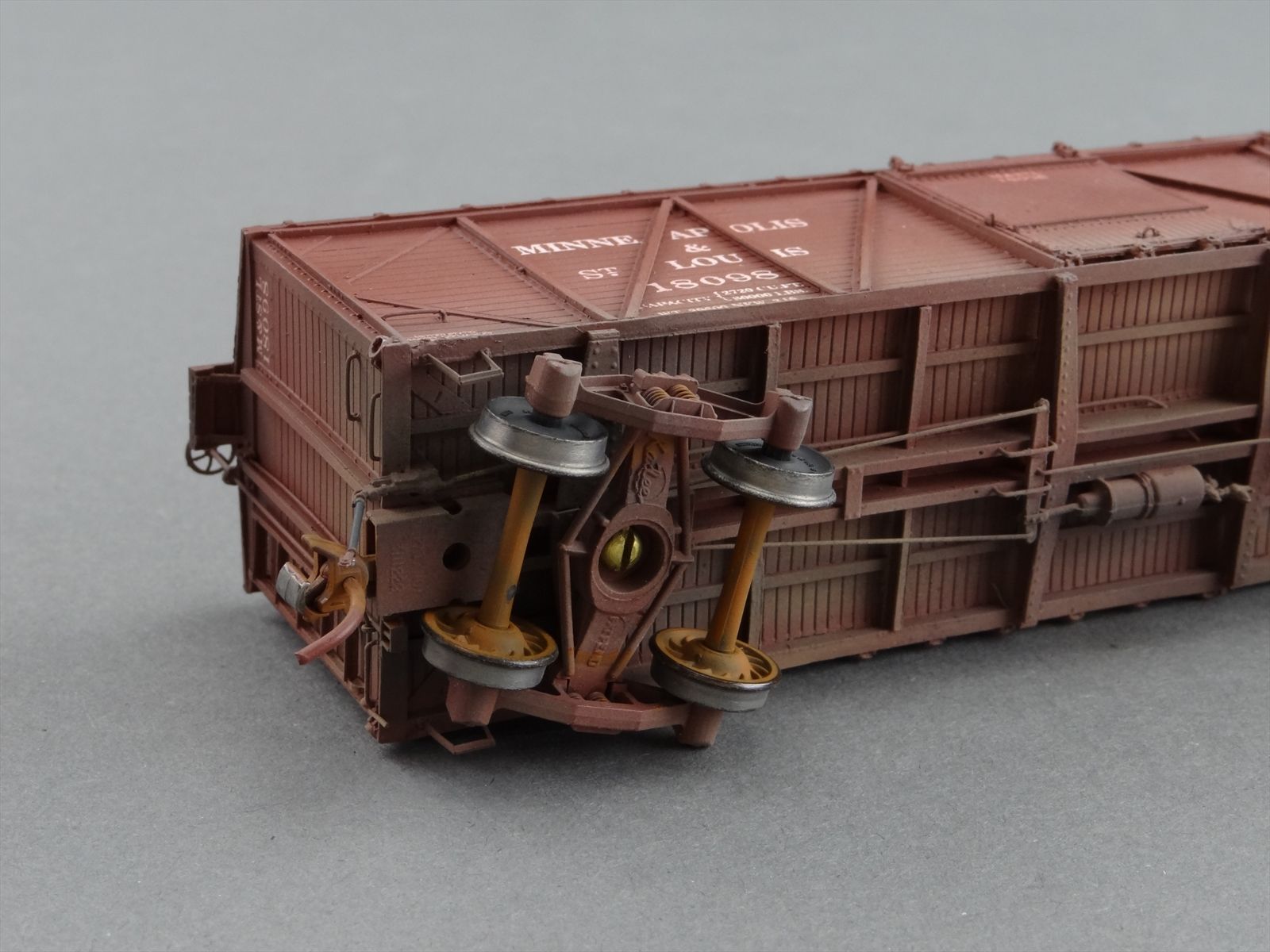 HO Westerfield 6406 Pro Built Kit - M&StL 40' Outside Braced Fowler Box ...