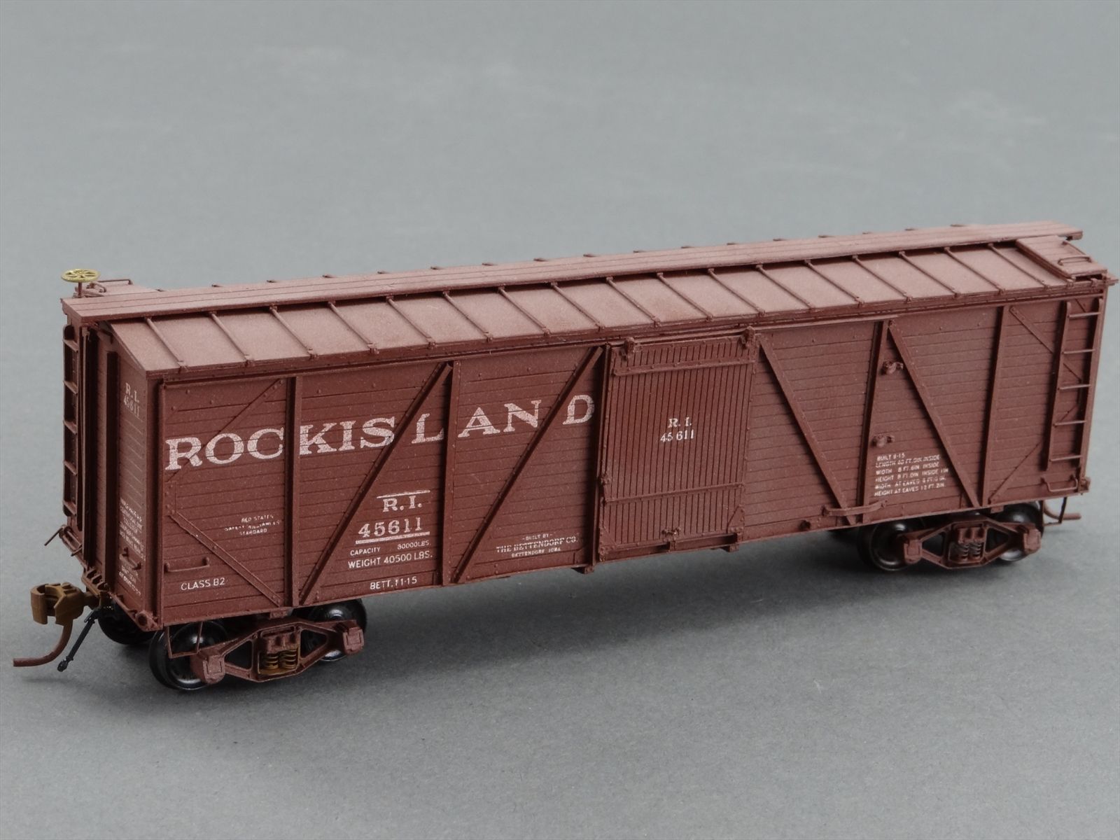 HO Westerfield 6402 Pro Built Kit - RI Rocks Island 40' Outside Braced ...