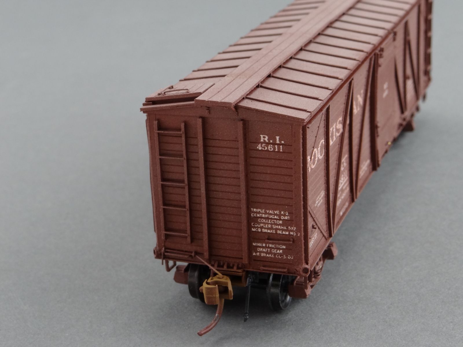 HO Westerfield 6402 Pro Built Kit - RI Rocks Island 40' Outside Braced ...