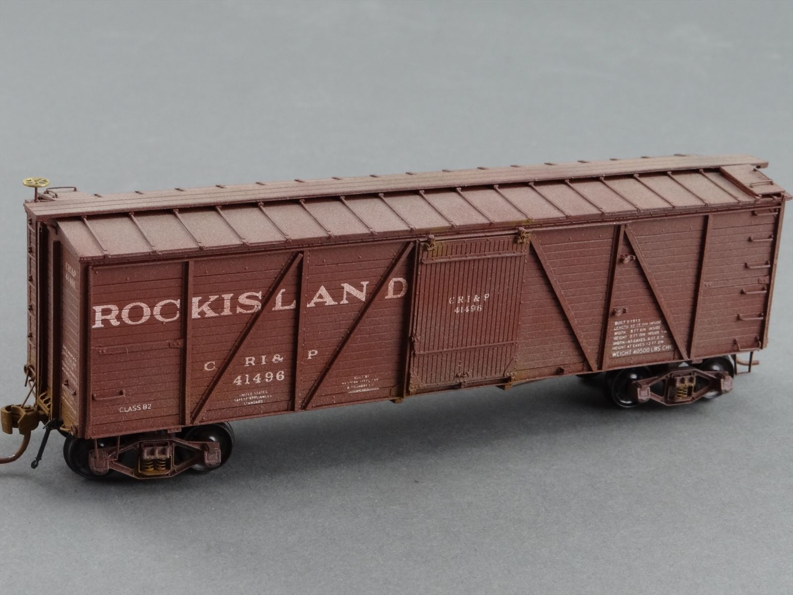 HO Westerfield 6401 Pro Built Kit - RI Rocks Island 40' Outside Braced ...