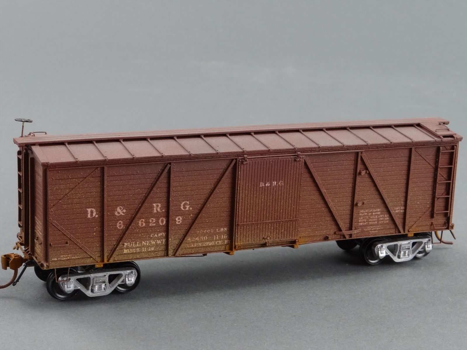HO Westerfield 6403 Pro Built Kit - D&RGW Rio Grande 40' Outside Braced ...