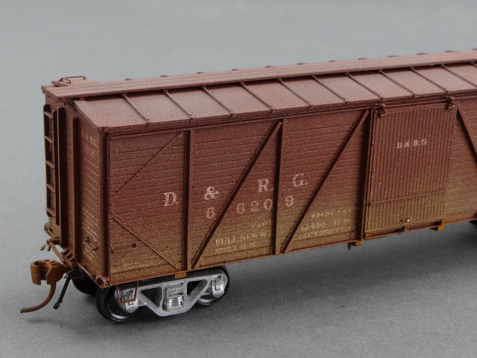 HO Westerfield 6403 Pro Built Kit - D&RGW Rio Grande 40' Outside Braced ...