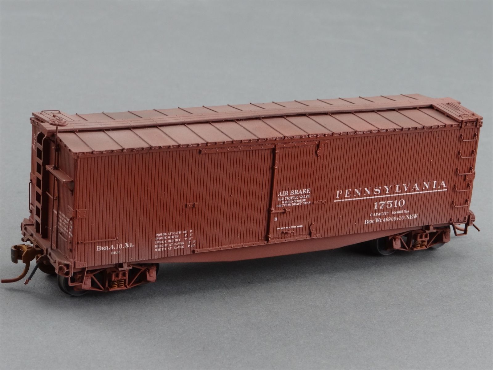 HO Westerfield 1311 Pro Built Kit - PRR Pennsylvania XL Box Car #17510 ...