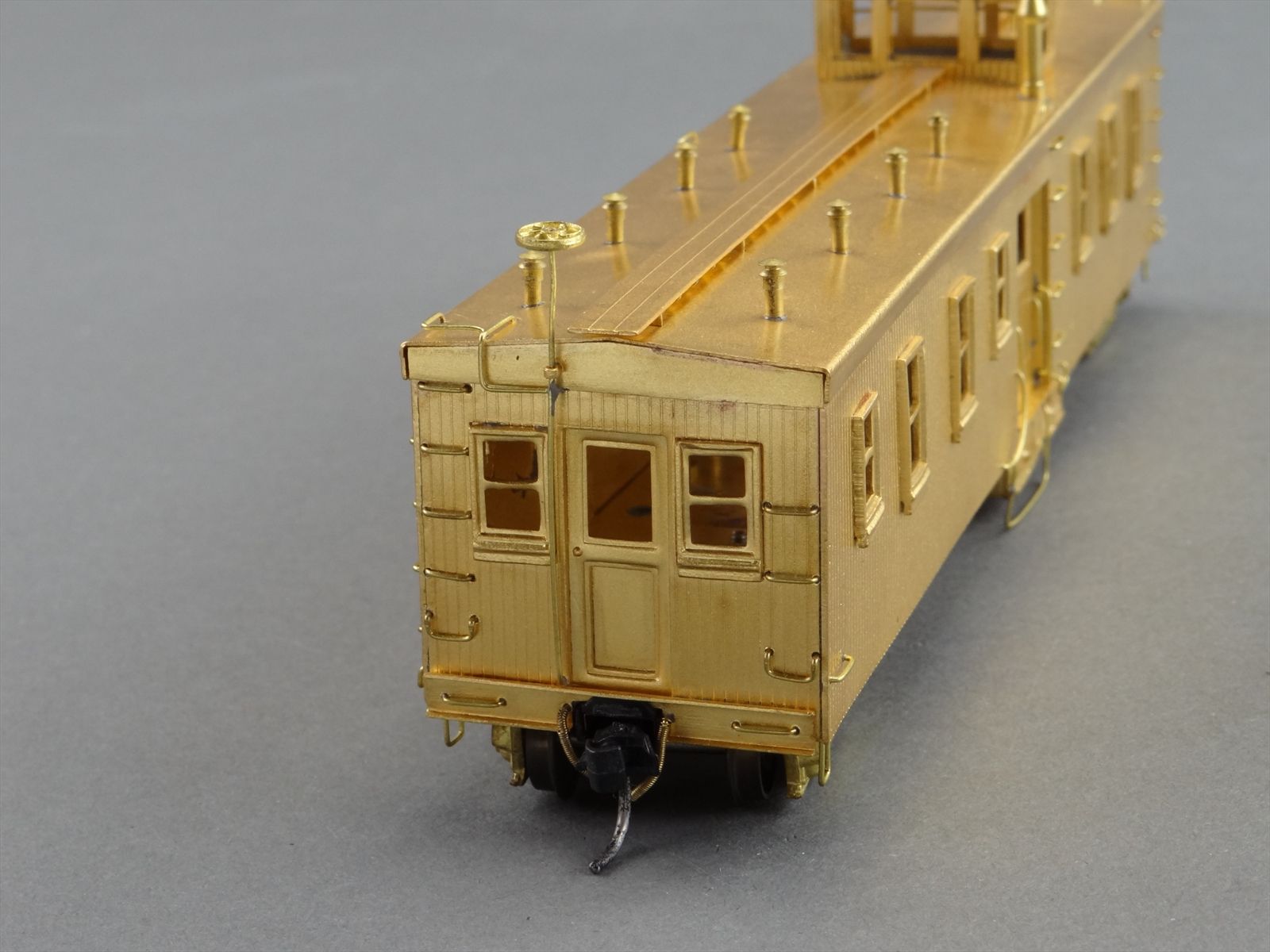 HO Brass Model Train - Hallmark Models ATSF Santa Fe Dynamometer Car #29
