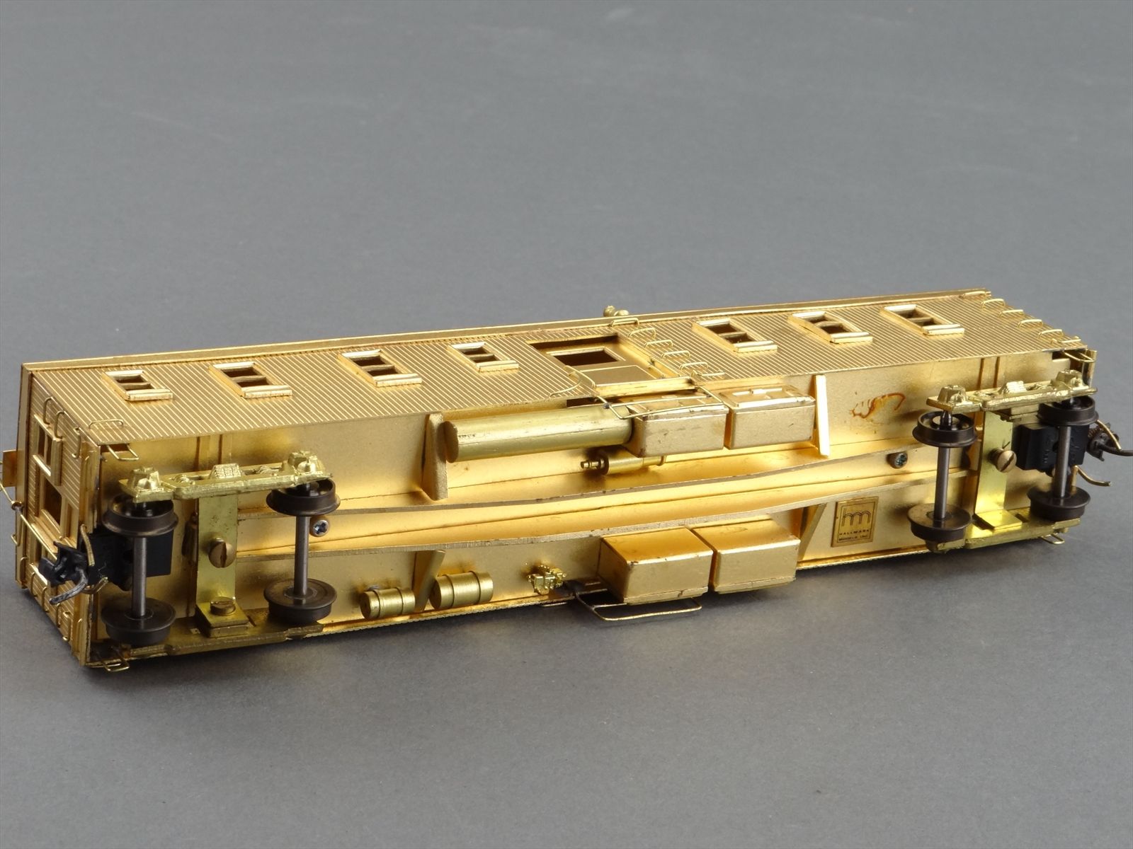 HO Brass Model Train - Hallmark Models ATSF Santa Fe Dynamometer Car #29