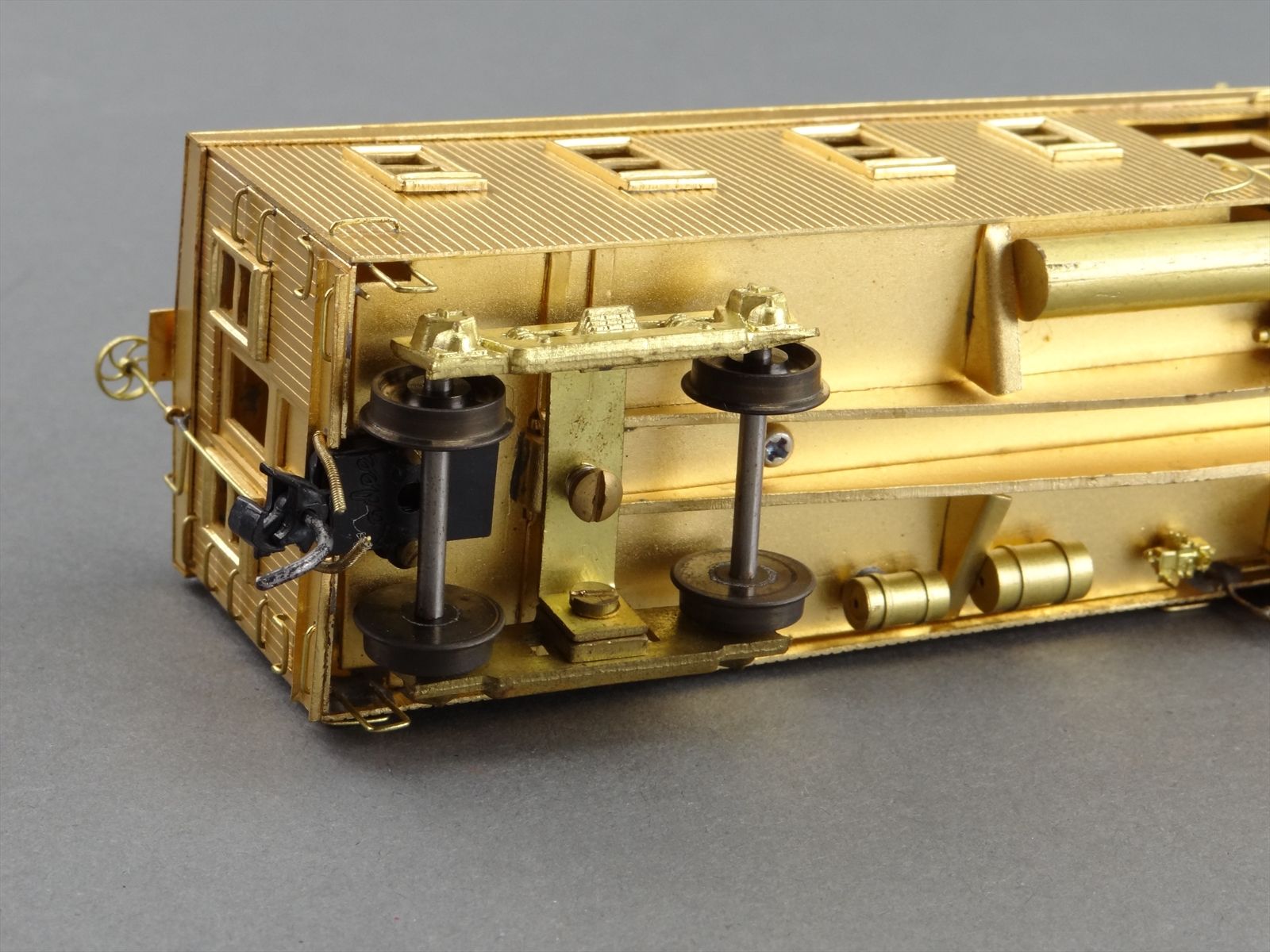 HO Brass Model Train - Hallmark Models ATSF Santa Fe Dynamometer Car #29