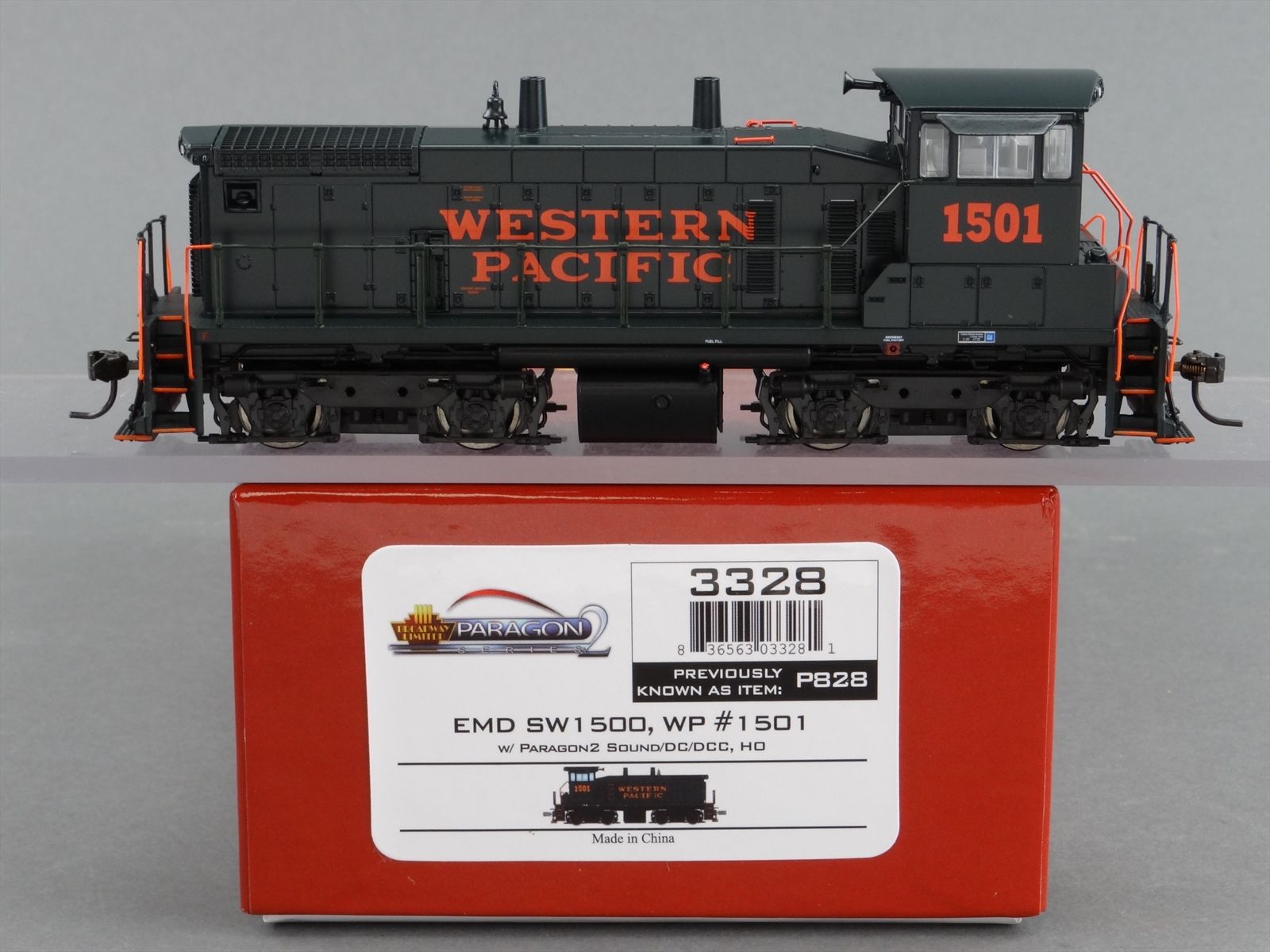 HO BLI 3328 / P828 Broadway Limited WP Western Pacific EMD SW1500 ...