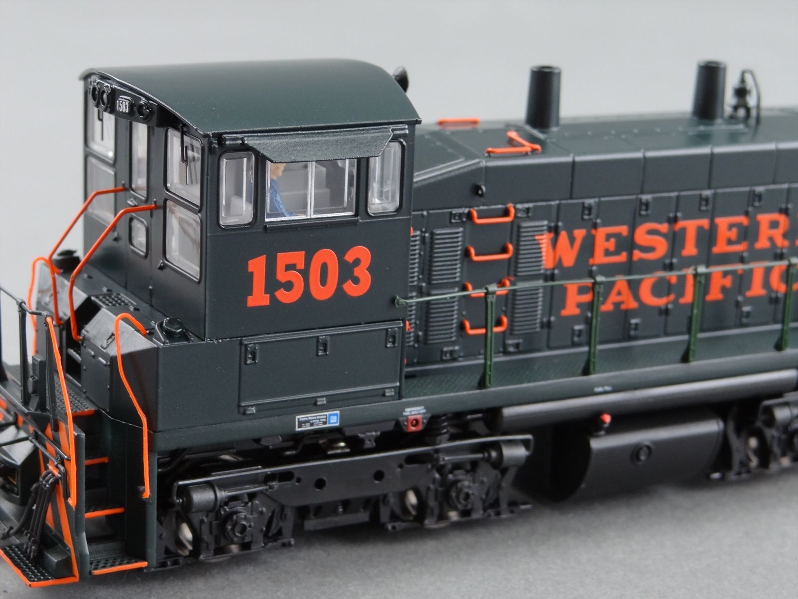 HO BLI 3329 / P829 Broadway Limited WP Western Pacific EMD SW1500 Diesel Engine #1503