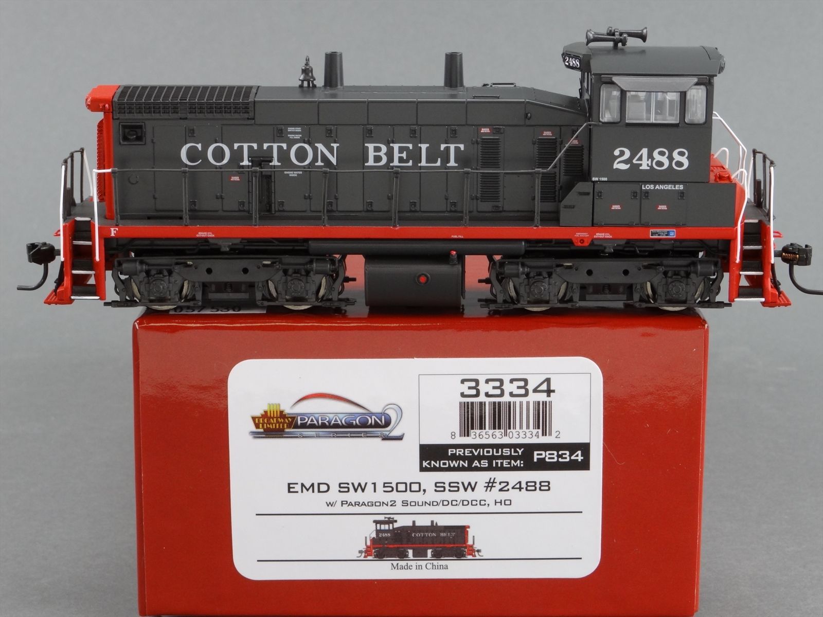 HO BLI 3334 / P834 Broadway Limited SSW Cotton Belt EMD SW1500 Diesel ...