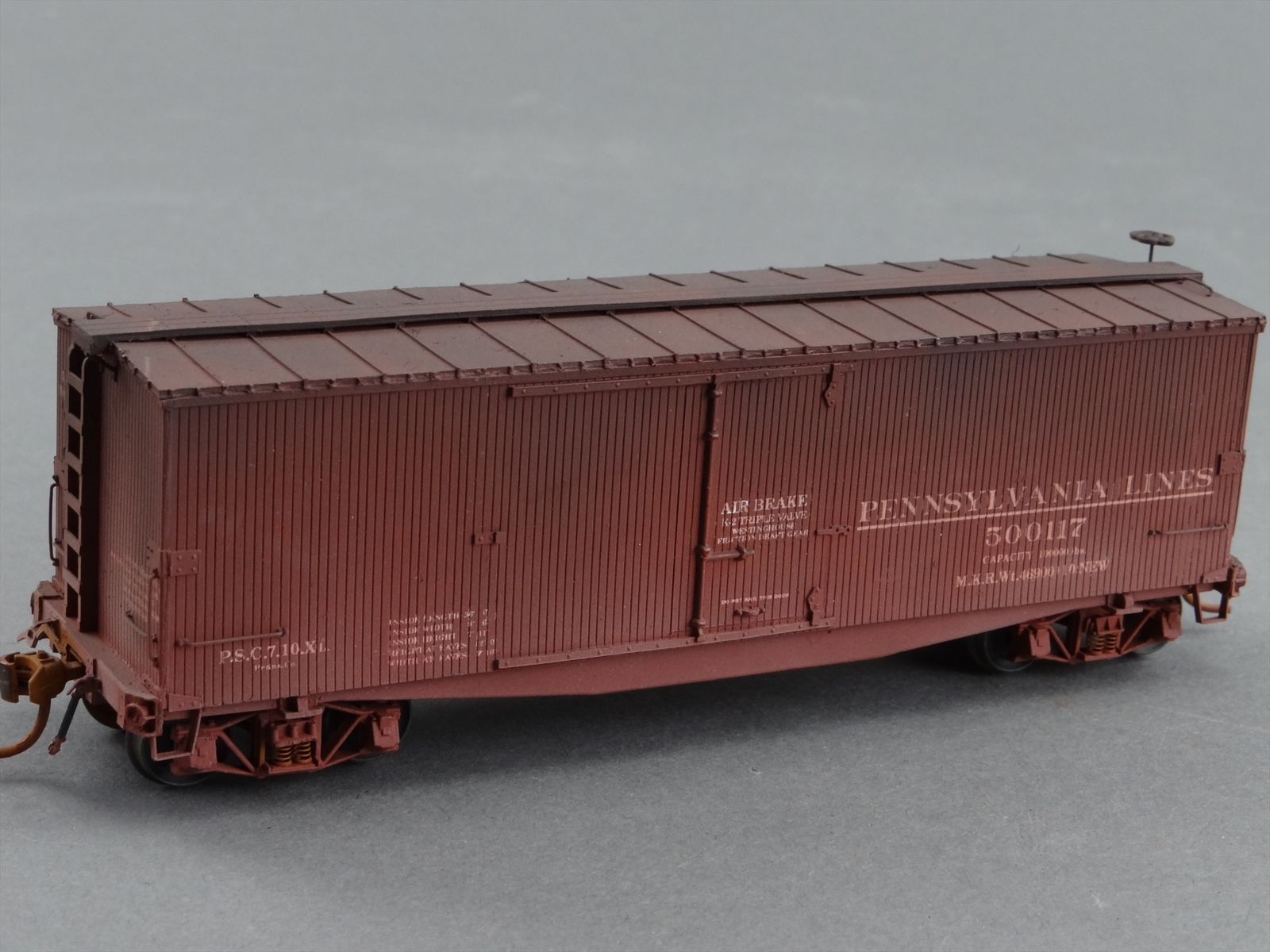 HO Westerfield 1309 Pro Built Kit - PRR Pennsylvania XL Box Car #500117 ...