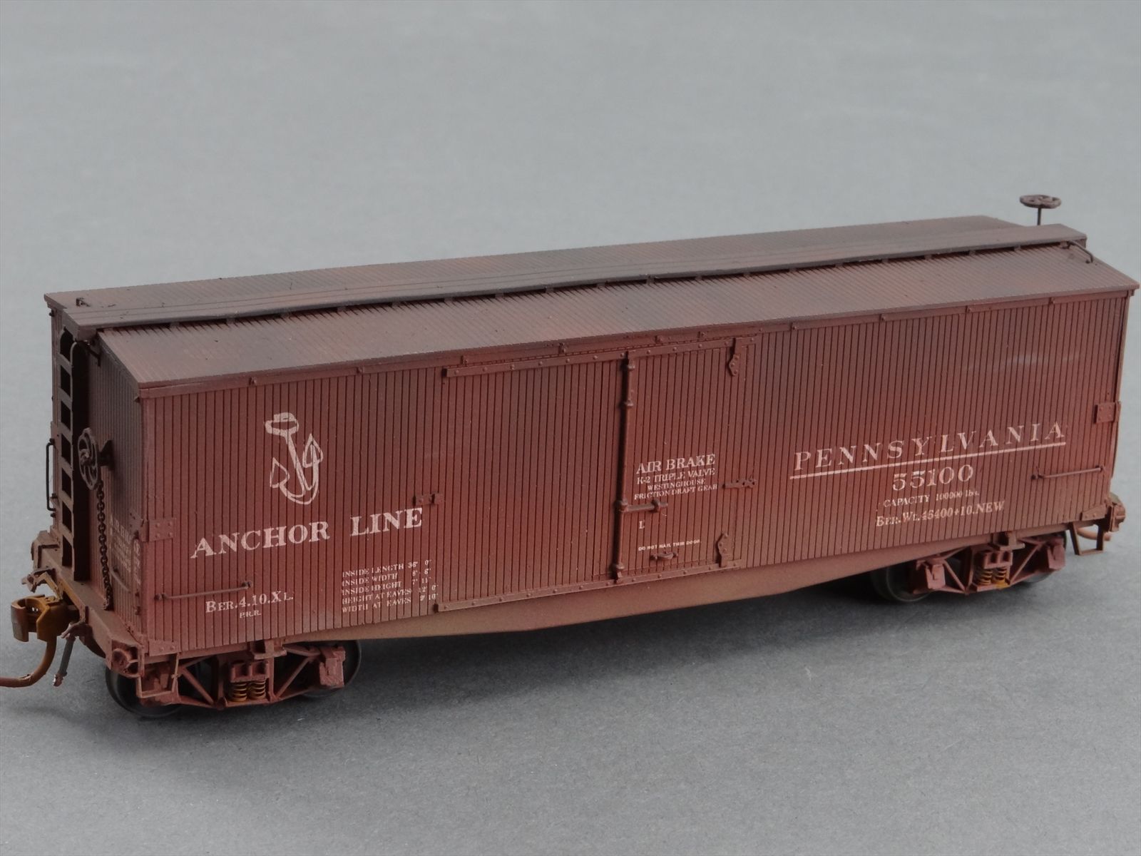 HO Westerfield 1305 Pro Built Kit - PRR Pennsylvania Anchor Line XL Box ...