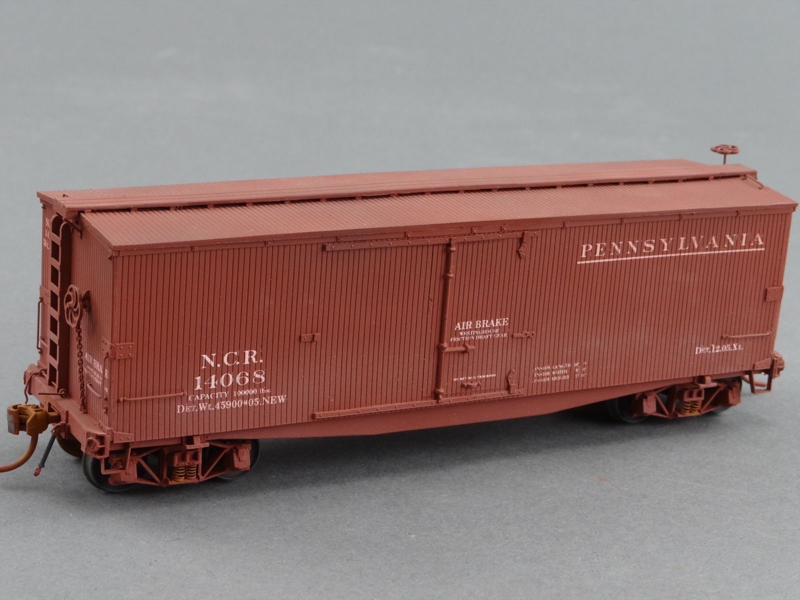 HO Westerfield 1303 Pro Built Kit - PRR / NCR Pennsylvania XL Box Car ...